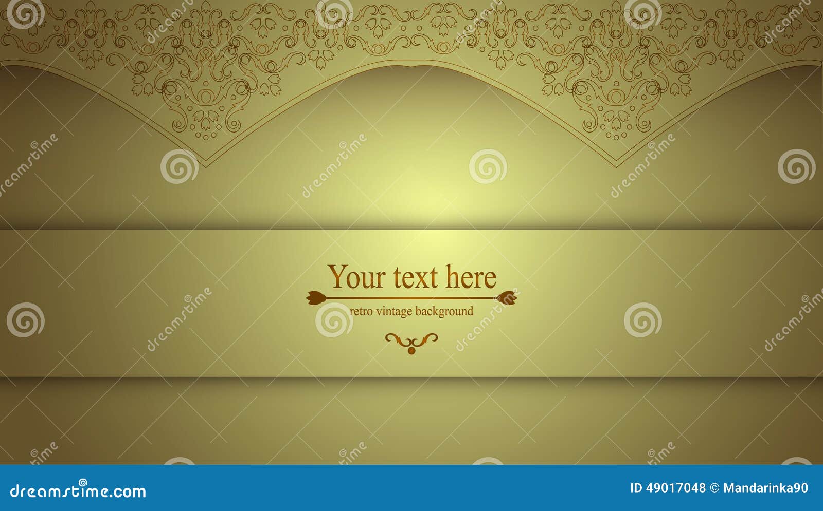 Luxurious Victorian Retro Background, Pattern with Curls for Your ...