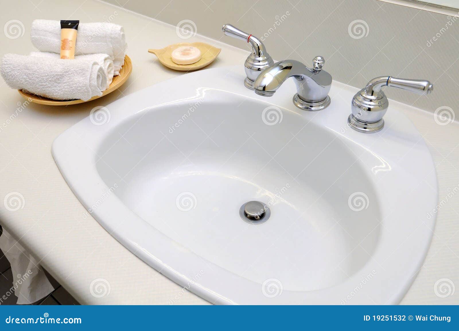 Luxurious wash area stock photo. Image of white, indoors - 19251532