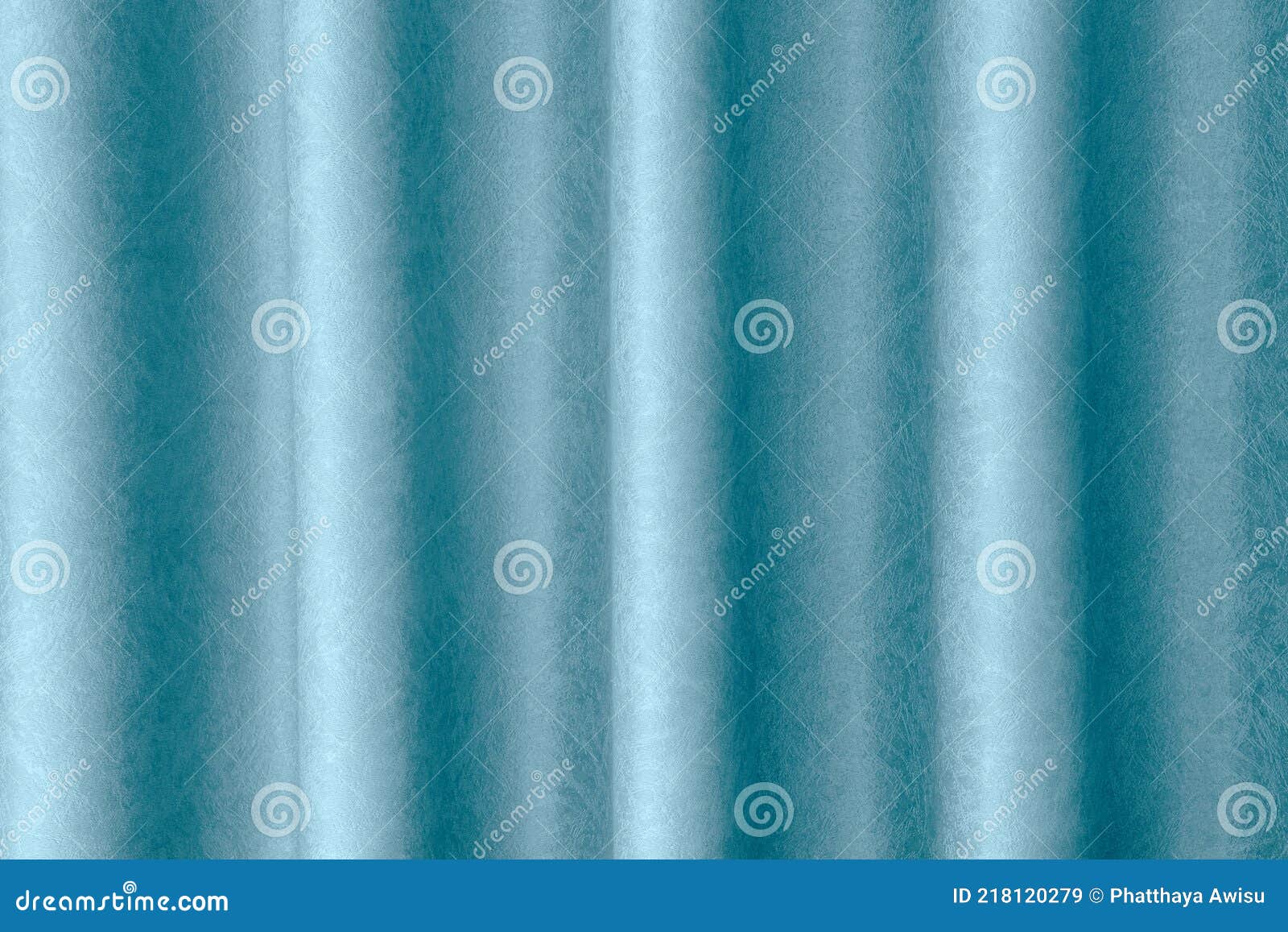 Luxurious Wavy Blue Fabric Texture Surface Curtain Wave with a Pattern ...