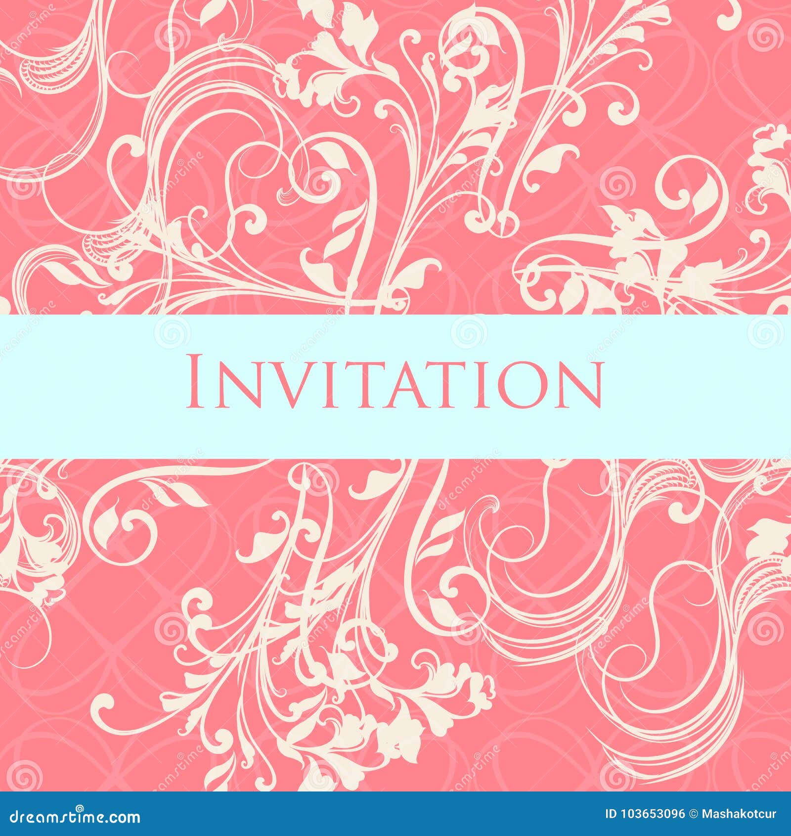 Luxurious Wedding Invitation Soft Stock Vector - Illustration of tender ...