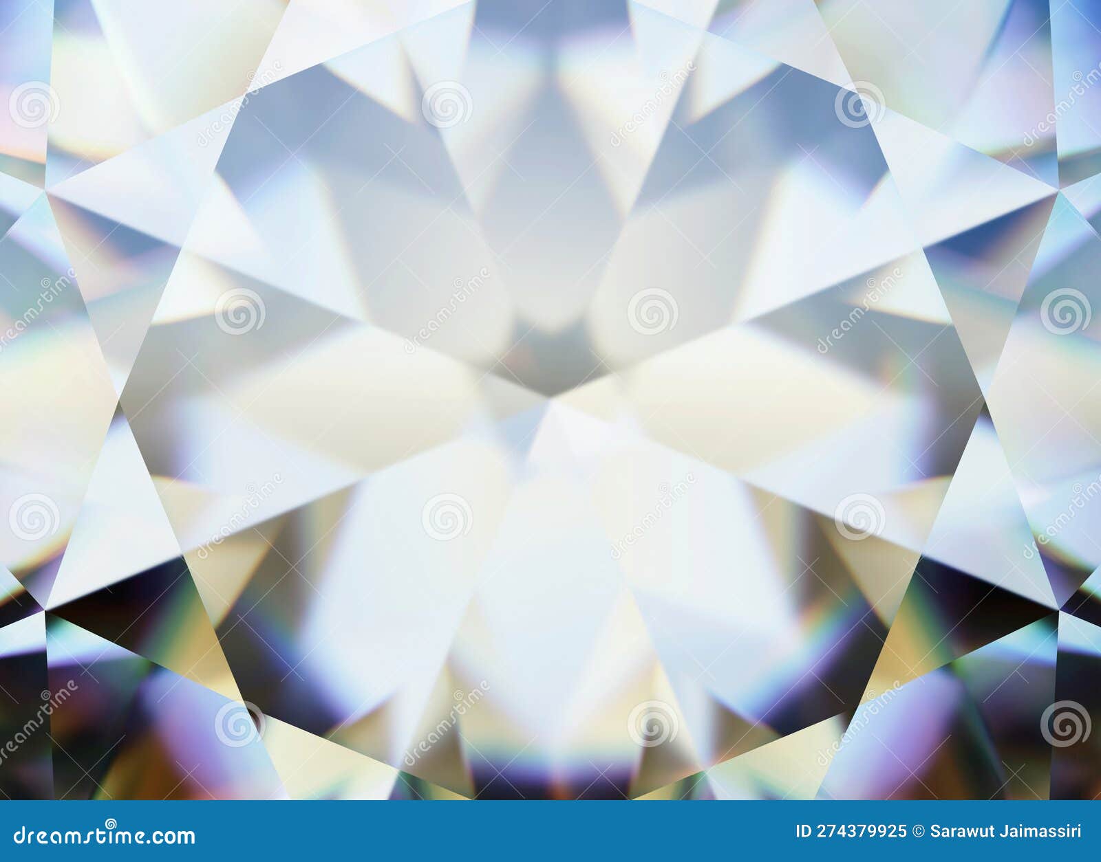 Luxury Abstract Realistic Crystals Texture with Prism Spectrum Caustic ...