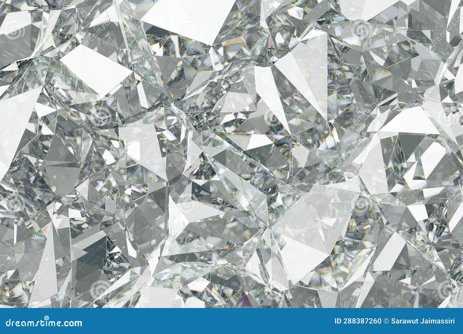 Luxury Abstract Realistic Crystals Texture With Prism Spectrum Caustic ...