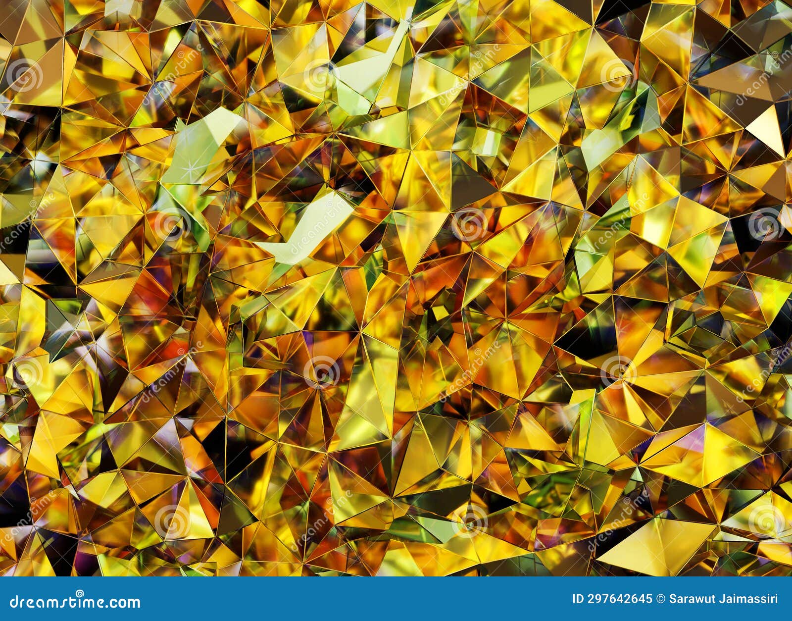 Luxury Abstract Realistic Gold Crystal Texture Reflection Close Up ...