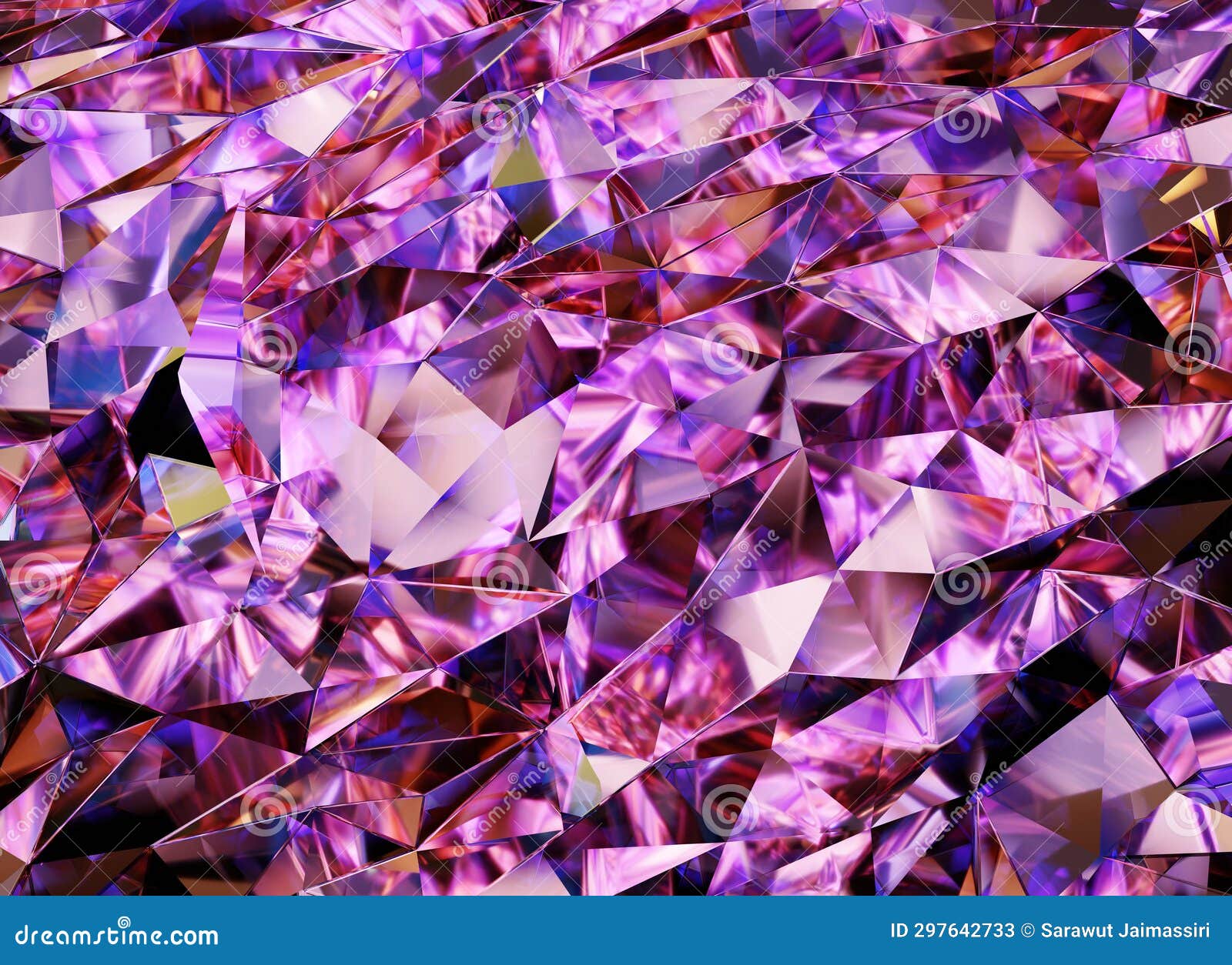 Luxury Abstract Realistic Purple Crystal Texture Reflection Close Up ...
