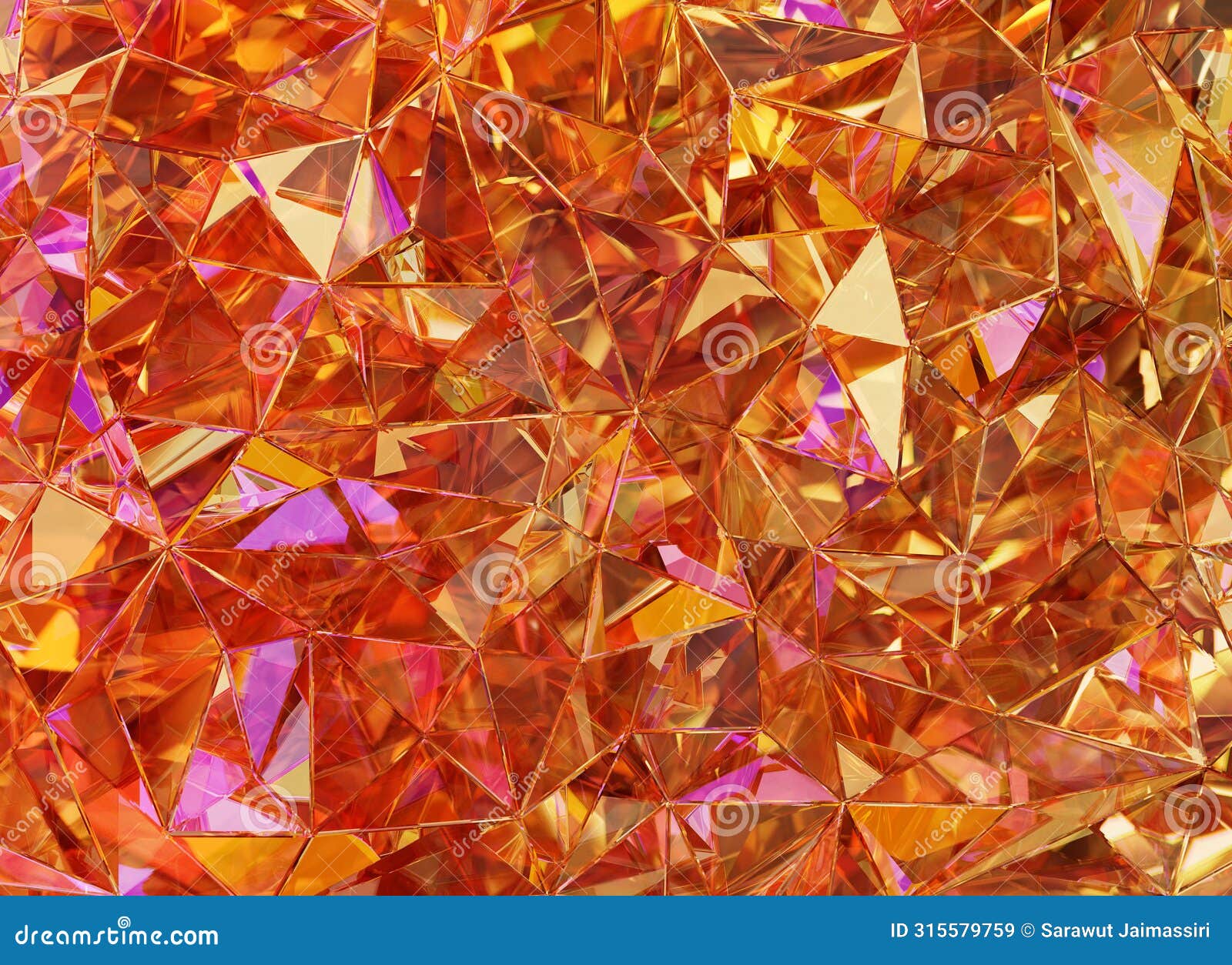 Luxury Abstract Realistic Red Crystal Texture Reflection Close Up ...