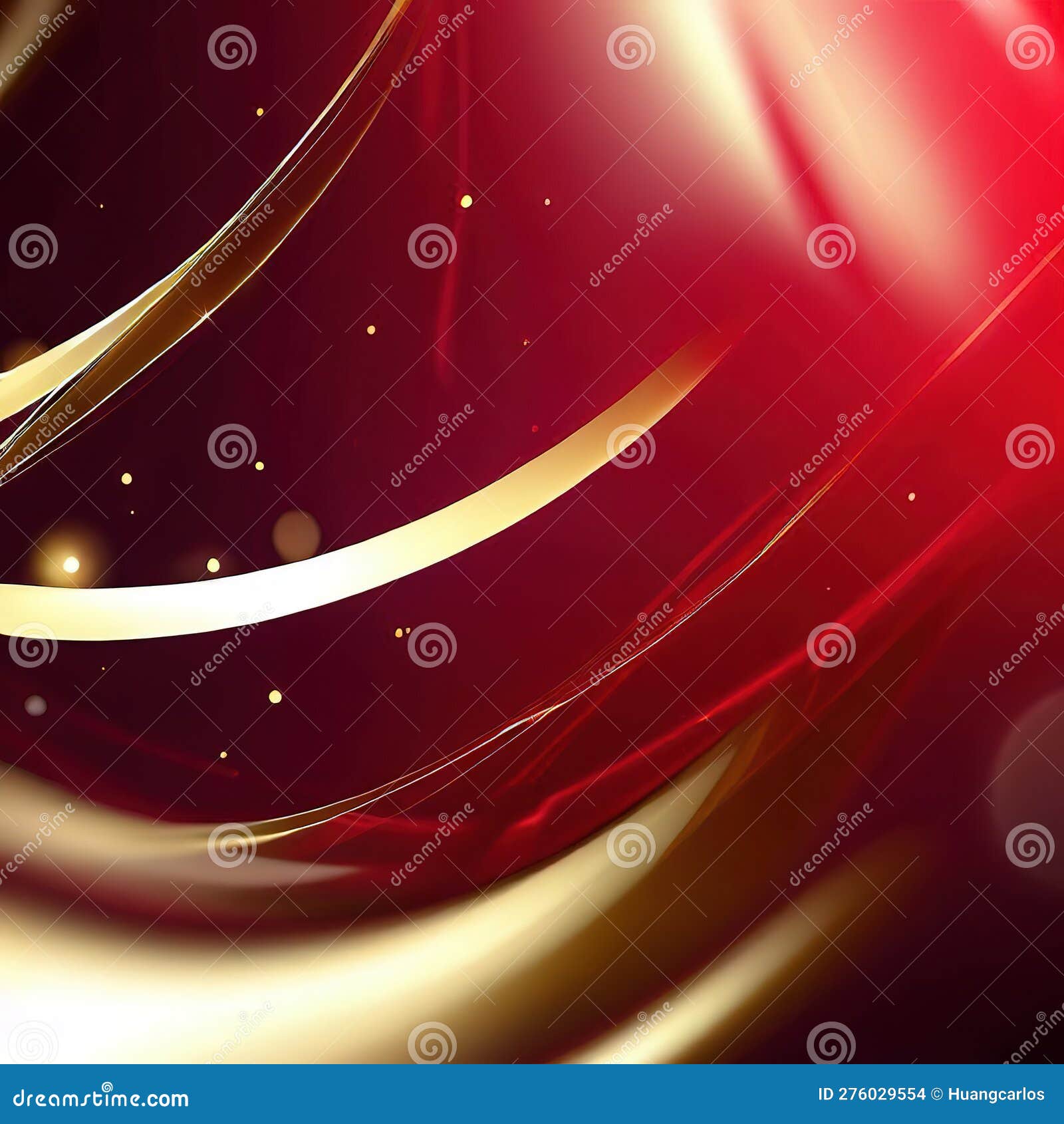 Luxury Abstract Red and Golden Background with Glitter Light Effect ...