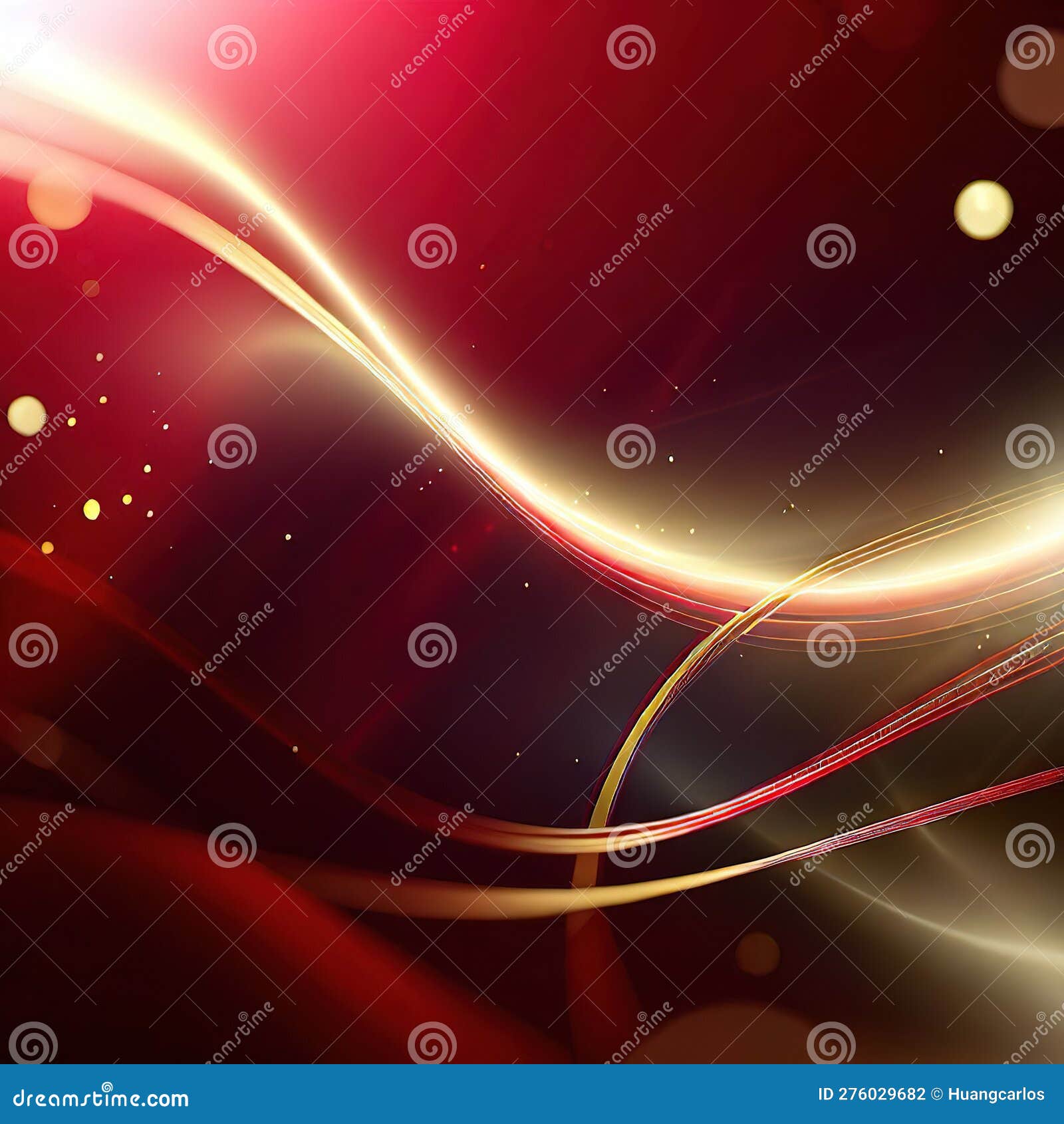 Luxury Abstract Red and Golden Background with Glitter Light Effect ...