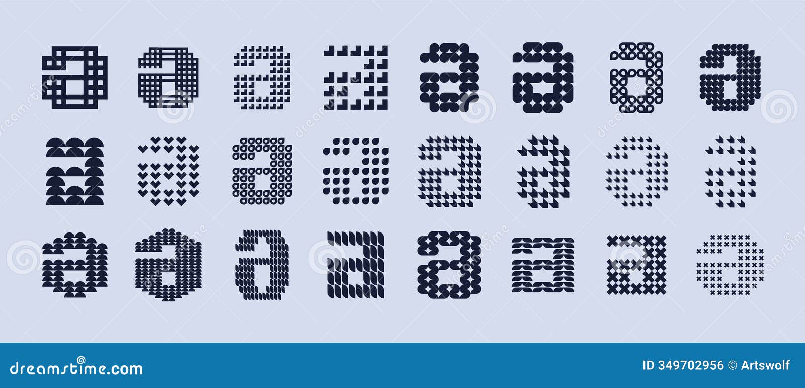 Luxury Abstract Stripe Lowercase Letter a Logo Set Stock Vector ...