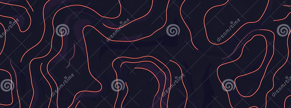 Luxury Abstract Topographic Line Map with a Modern Design, Featuring a ...