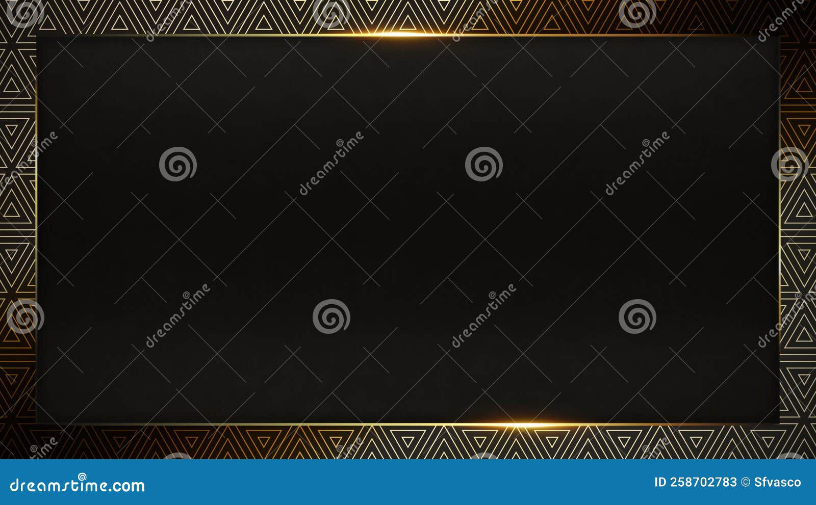 Luxury Background Presentation Frame Slide Layout Template Illustration ...