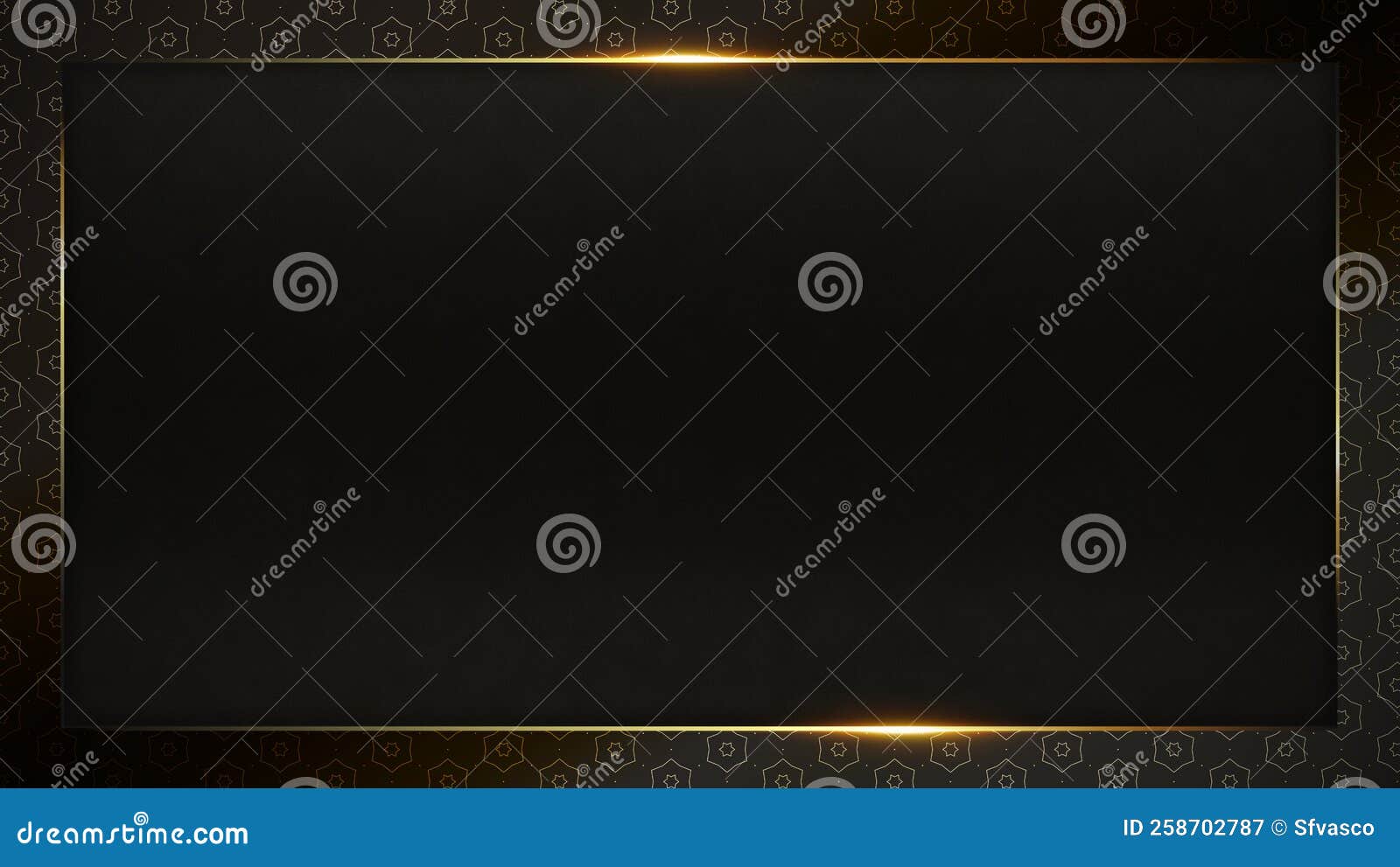 Luxury Background Presentation Frame Slide Layout Template Illustration ...