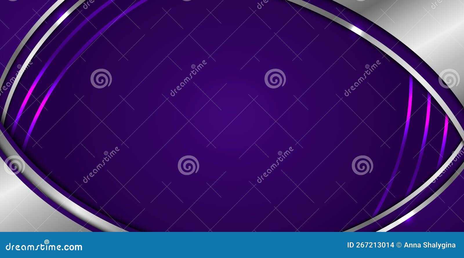 Luxury Background. Purple and Silver Decor Elements, Lines. Abstract ...