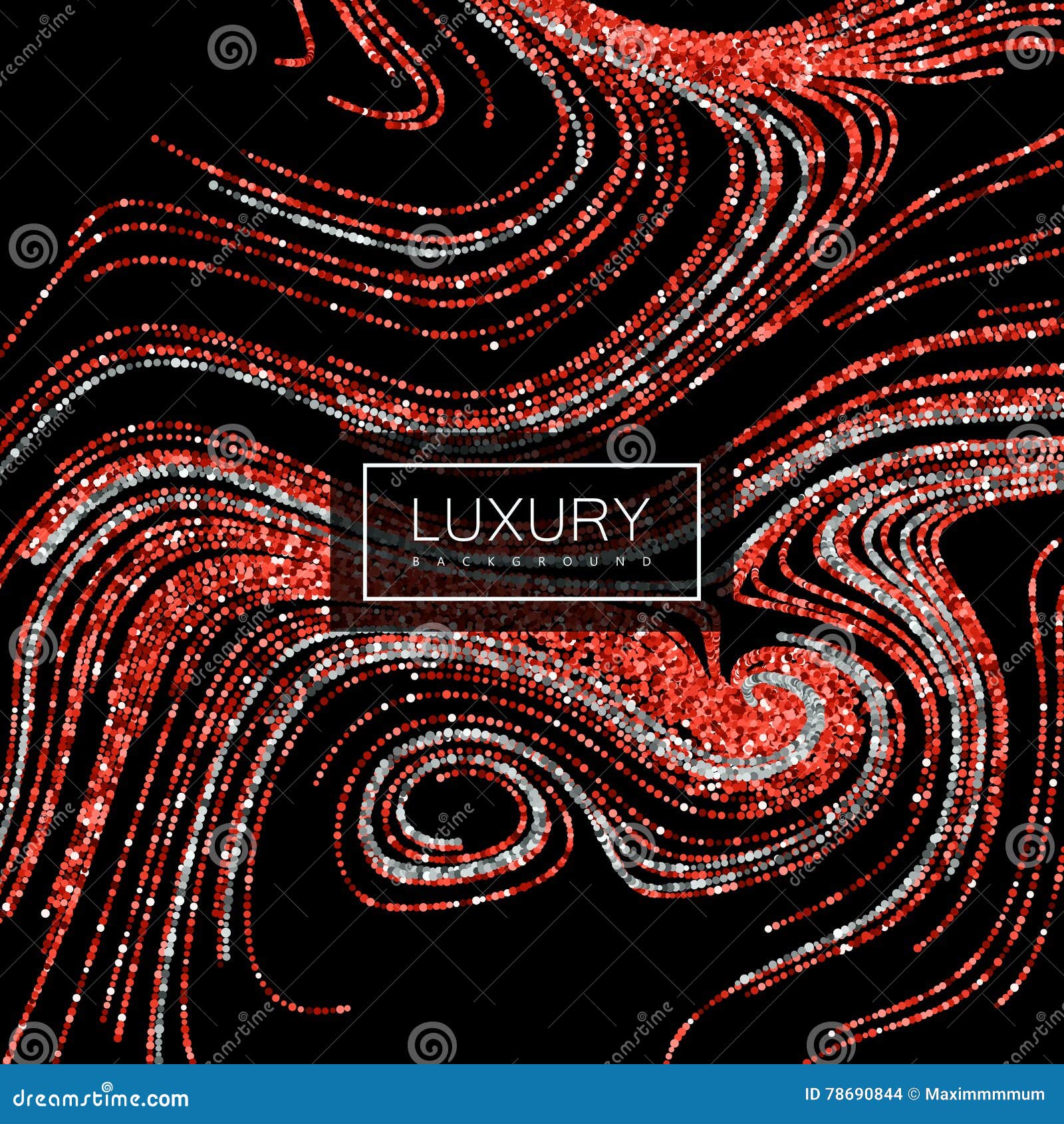 Luxury Background with Shiny Ruby Glitters Stock Vector - Illustration ...