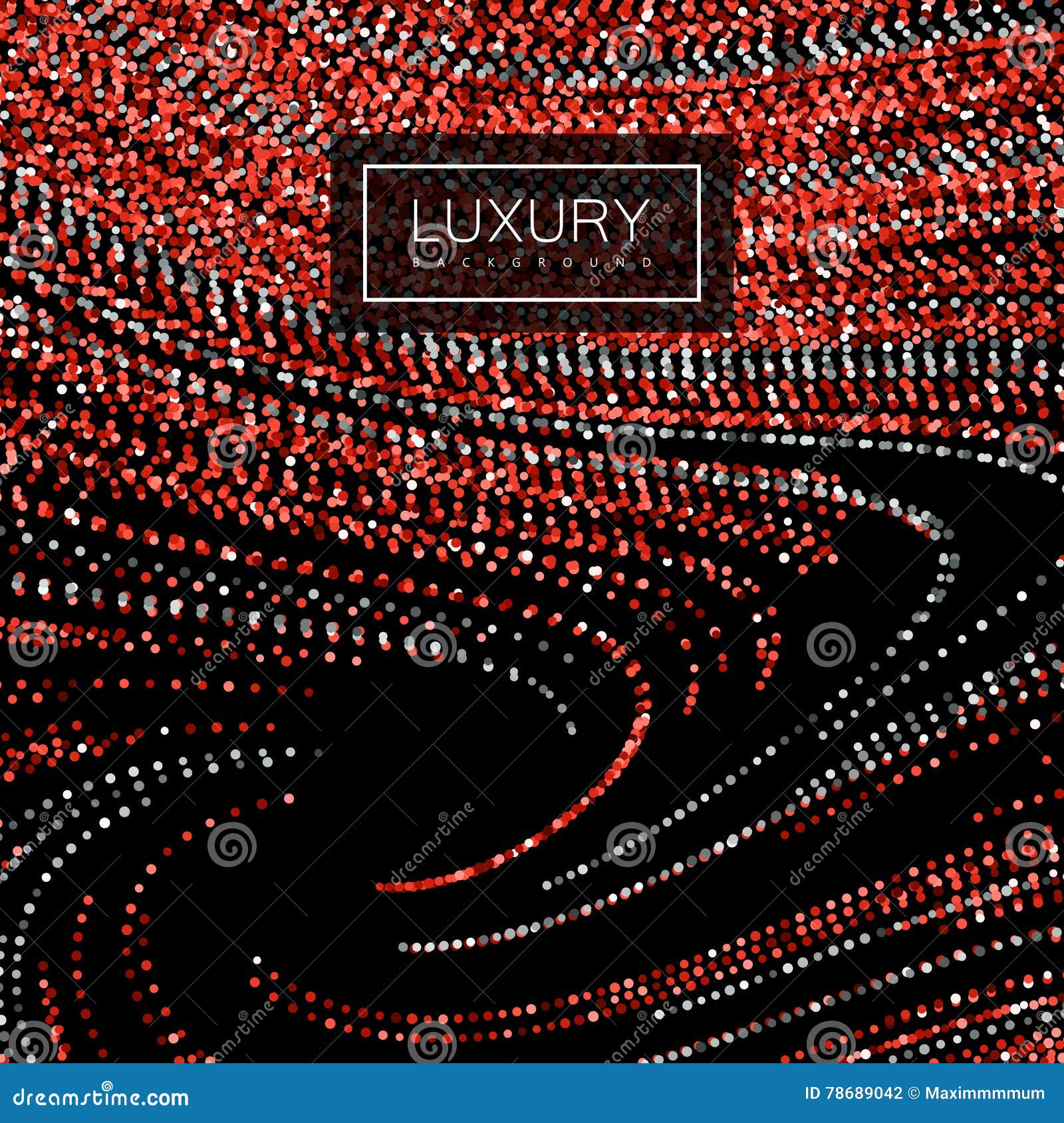 Luxury Background with Shiny Ruby Glitters Stock Vector - Illustration ...