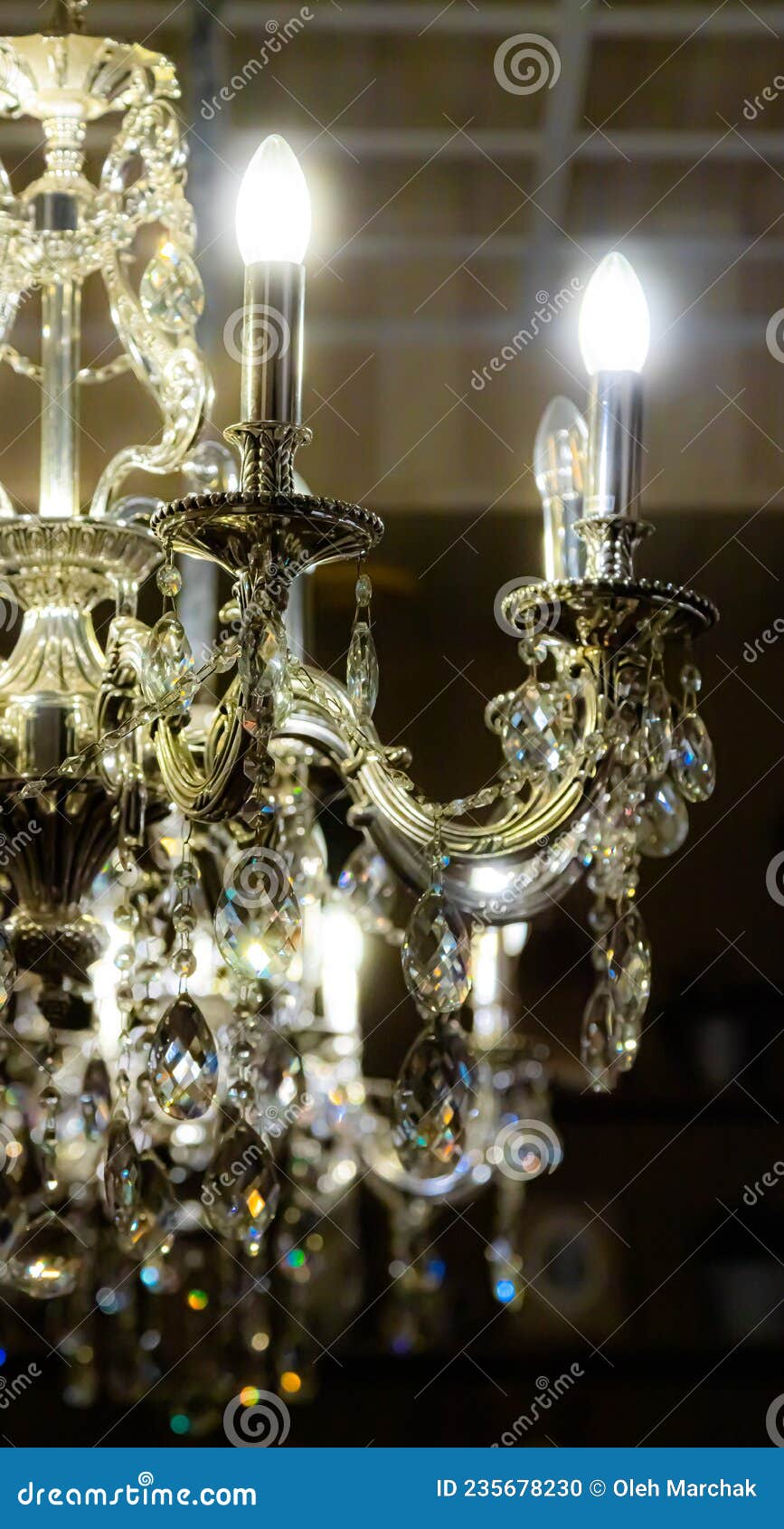 Luxury Beautiful Retro Edison Light Lamp Decor Stock Photo - Image of ...