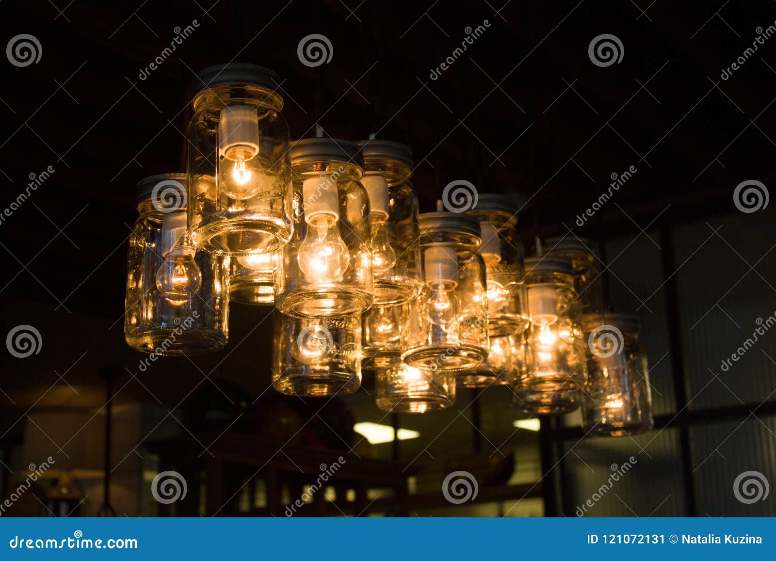Luxury Beautiful Retro Edison Light Lamp Decor Stock Image - Image of ...