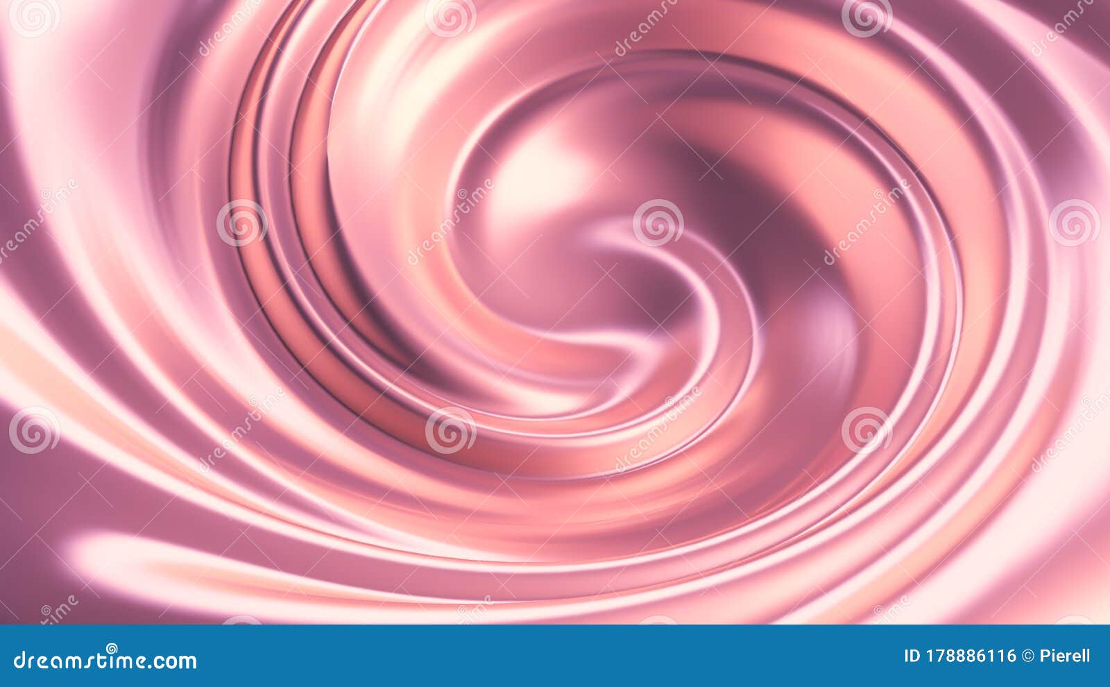 Luxury Beautiful Splash of Flow of Pink Gold. 3d Illustration, 3d ...