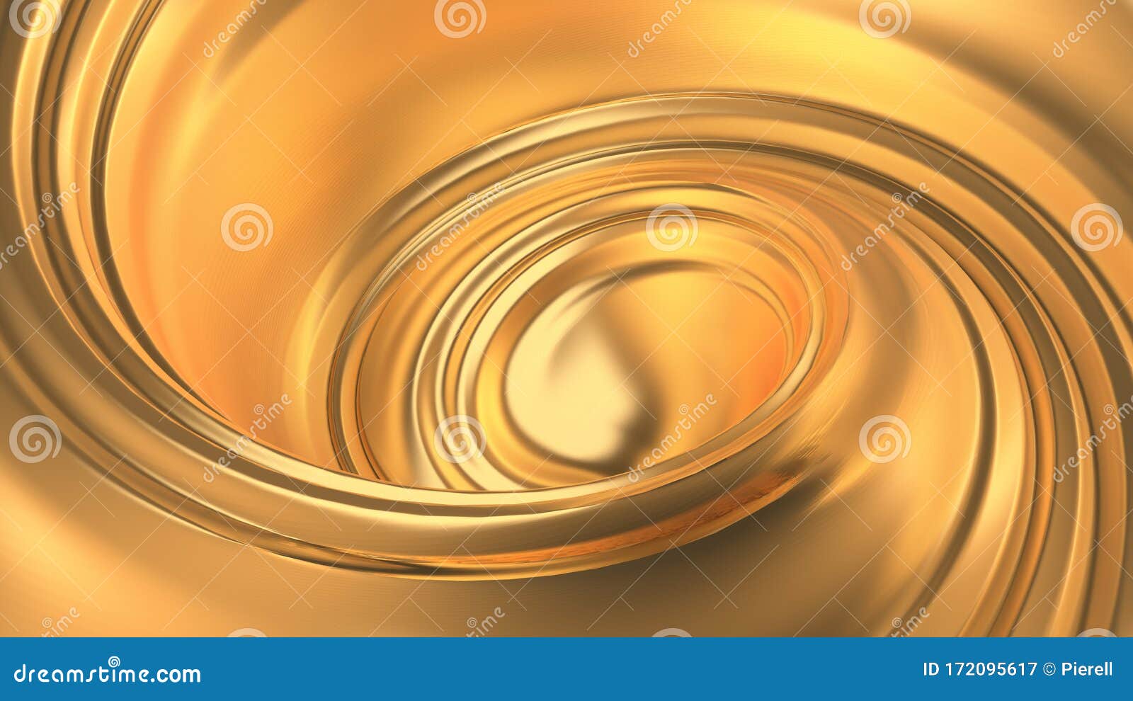 Luxury Beautiful Splash of Gold Flow. 3d Illustration, 3d Rendering ...