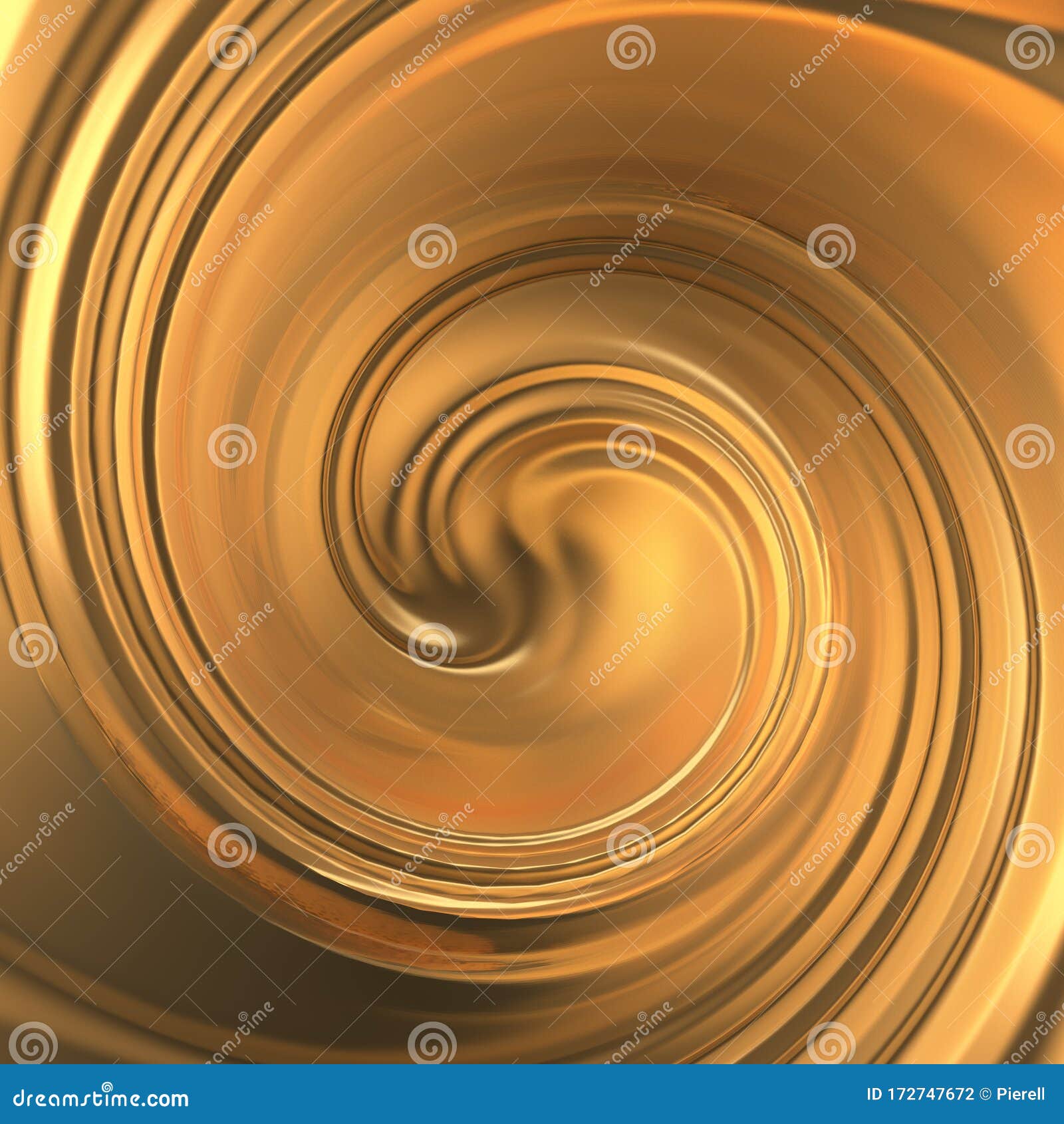 Luxury Beautiful Splash of Gold Flow. 3d Illustration, 3d Rendering ...