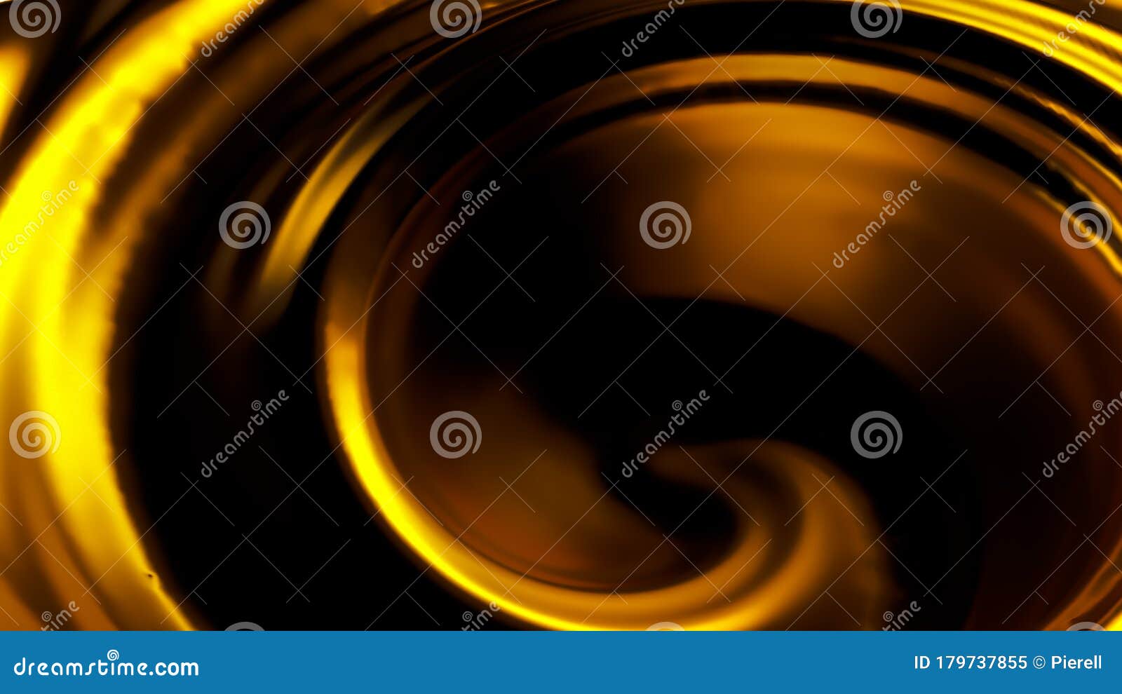 Luxury Beautiful Splash of Gold Flow. 3d Illustration, 3d Rendering ...