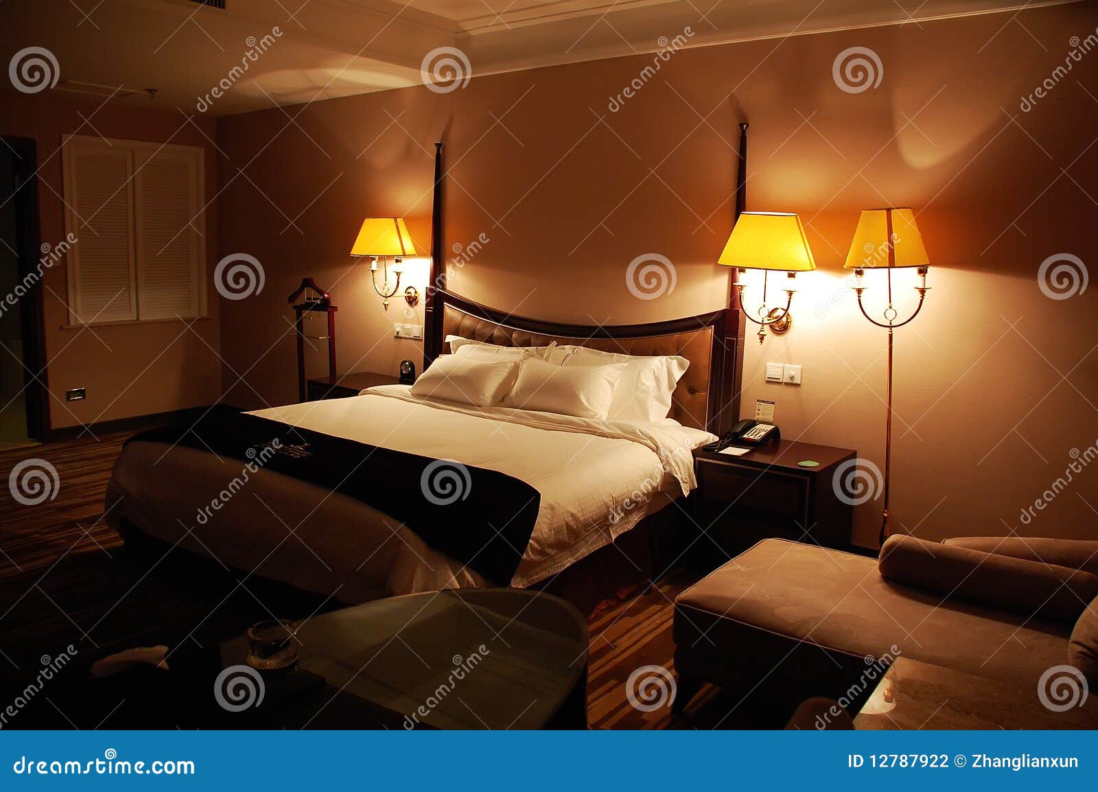 Luxury bedroom at night stock photo. Image of motel, getaway - 12787922 Luxury bedroom at night stock photo. Image of motel, getaway - 12787922