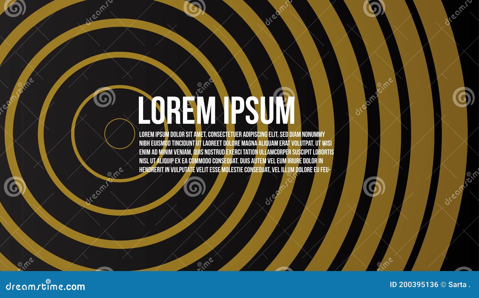 Luxury Black and Gold Simple Background Vector Illustration with Text ...