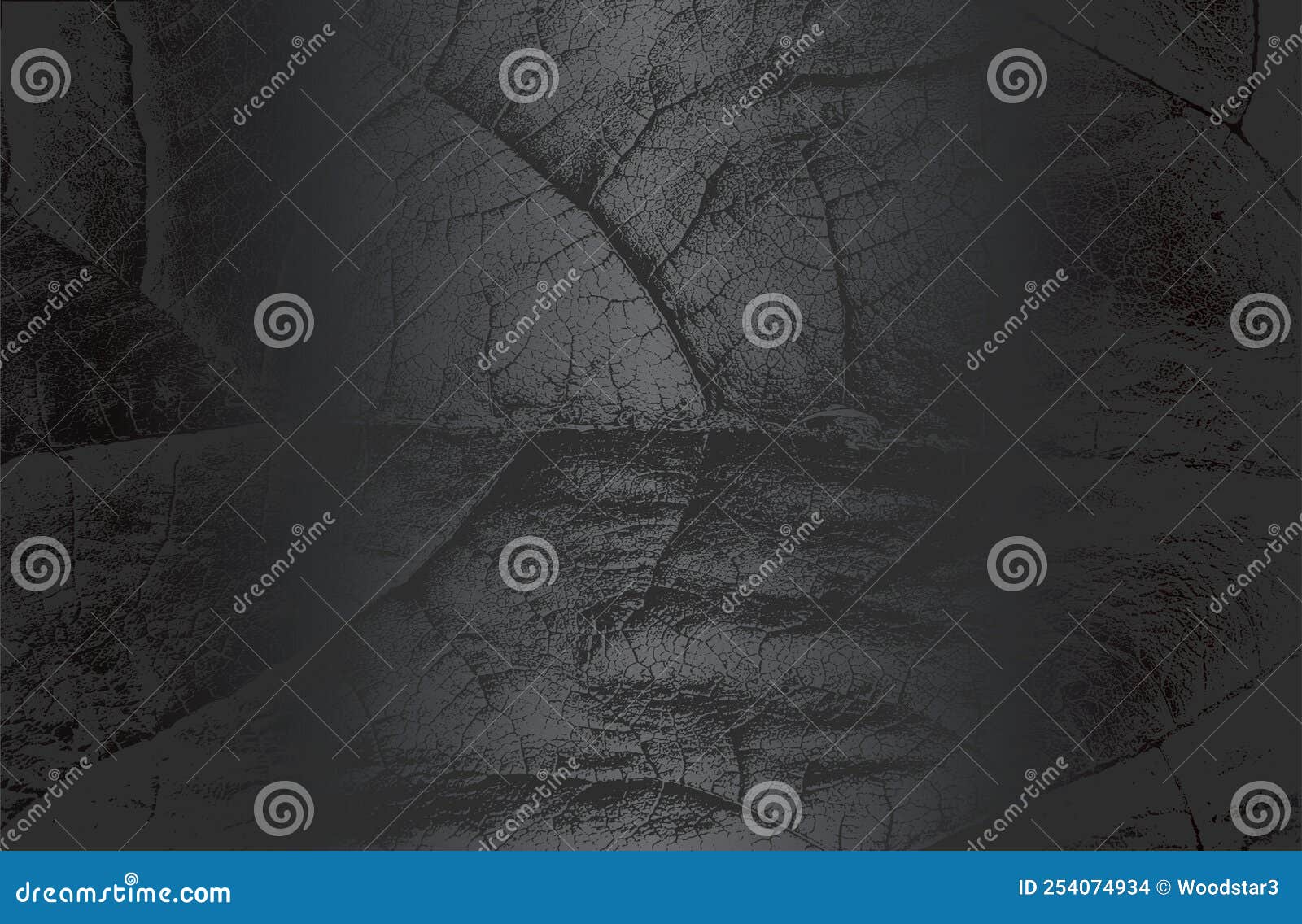Luxury Black Metal Gradient Background with Distressed Closeup Leaf ...