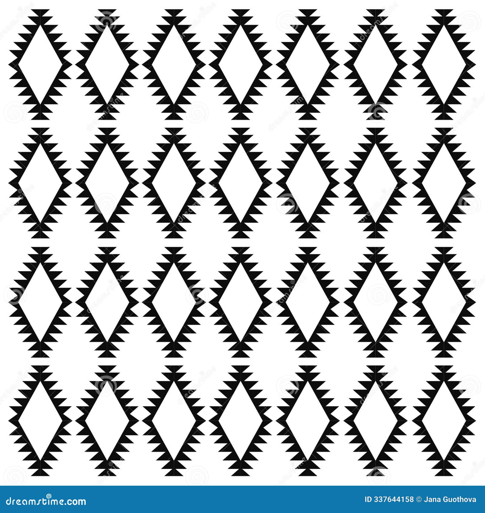 Luxury Black Ornaments Aztecs Pattern Texture Background Stock Vector ...