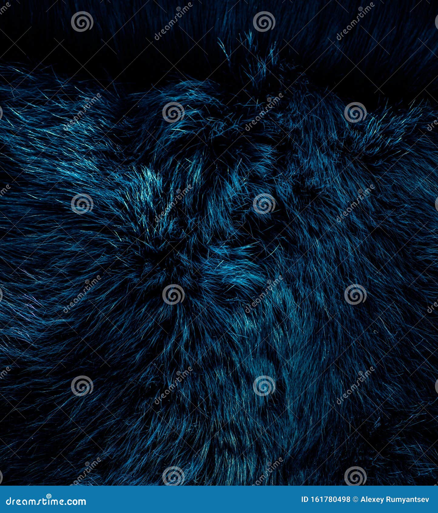 Luxury Blue Fur Fabric Texture Stock Photo - Image of fabric, detail ...