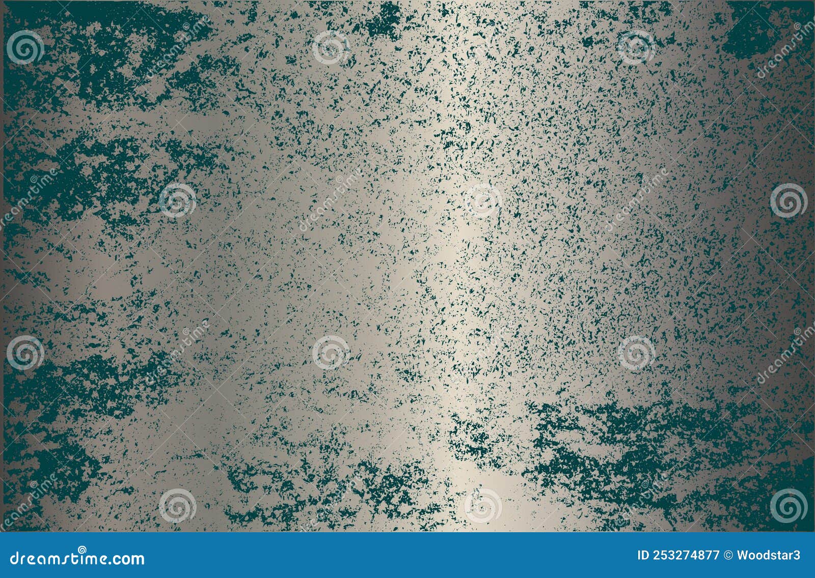 Luxury Blue Metal Gradient Background with Distressed Metal Plate ...