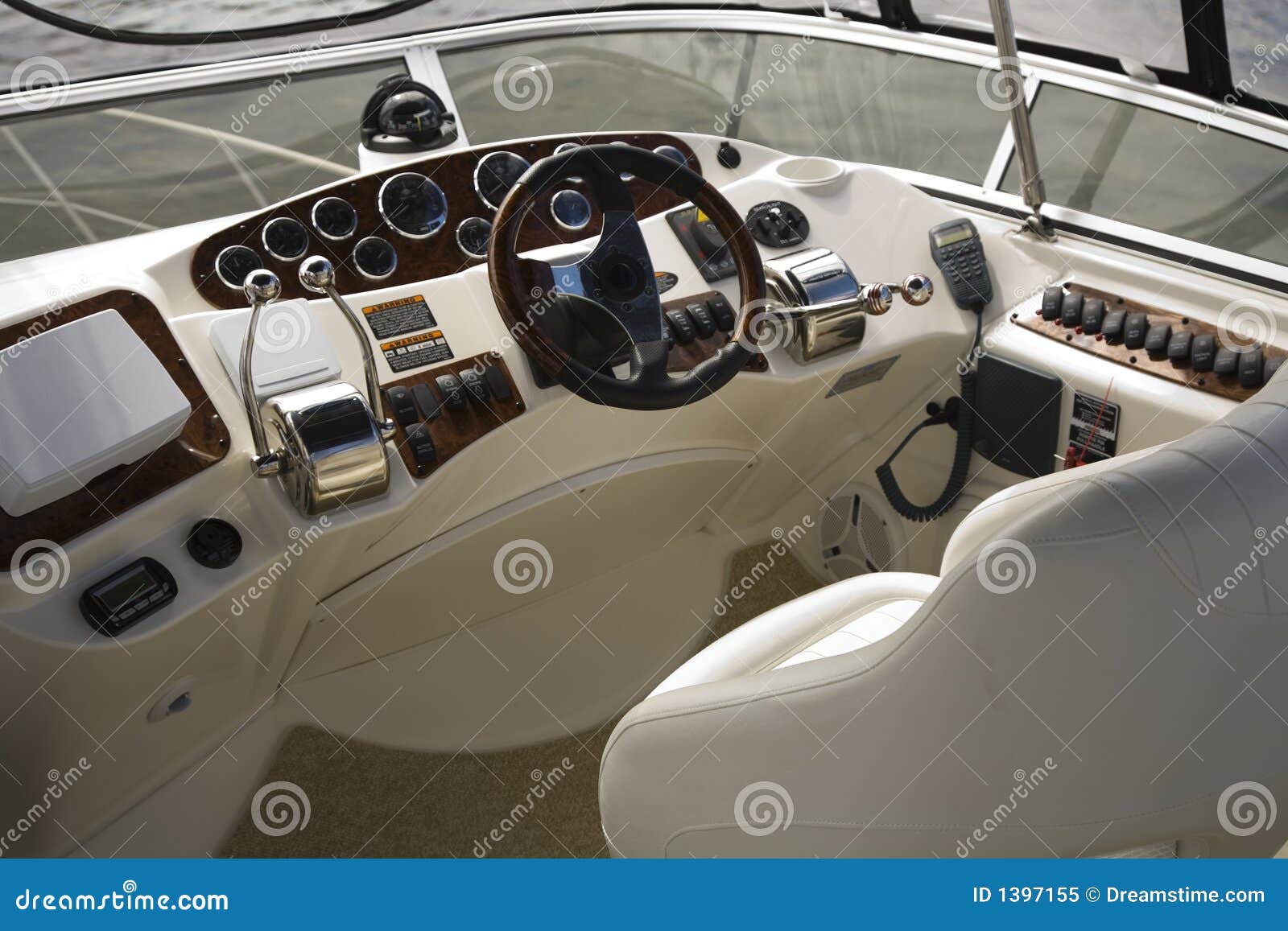 Luxury boat inside stock image. Image of yacht, ship, luxury - 1397155