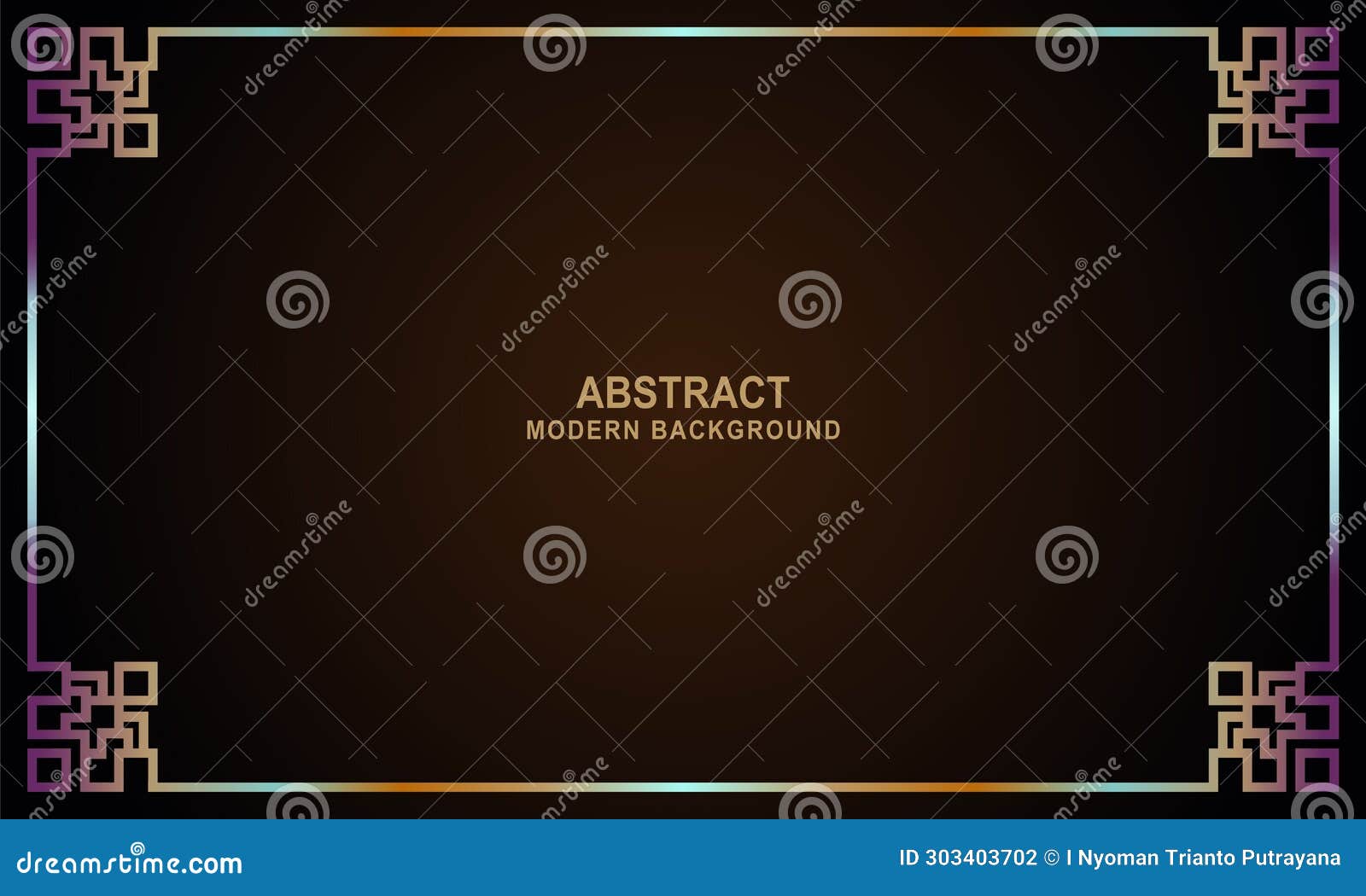 Luxury Border Background. Vector Illustration Stock Vector ...