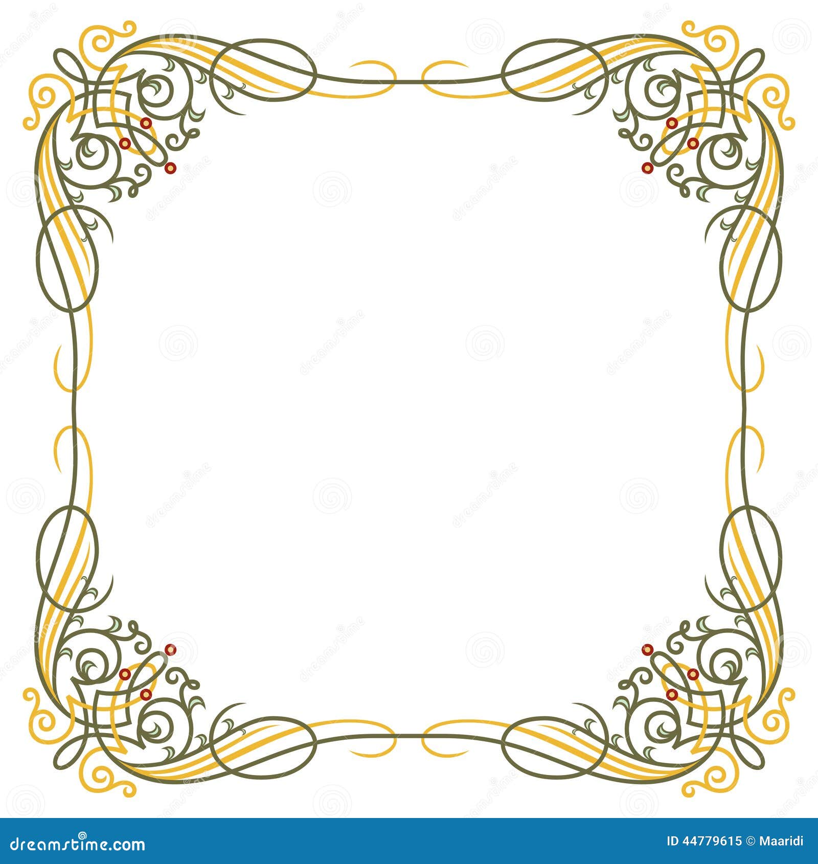 Luxury border frame stock vector. Illustration of exclusive - 44779615