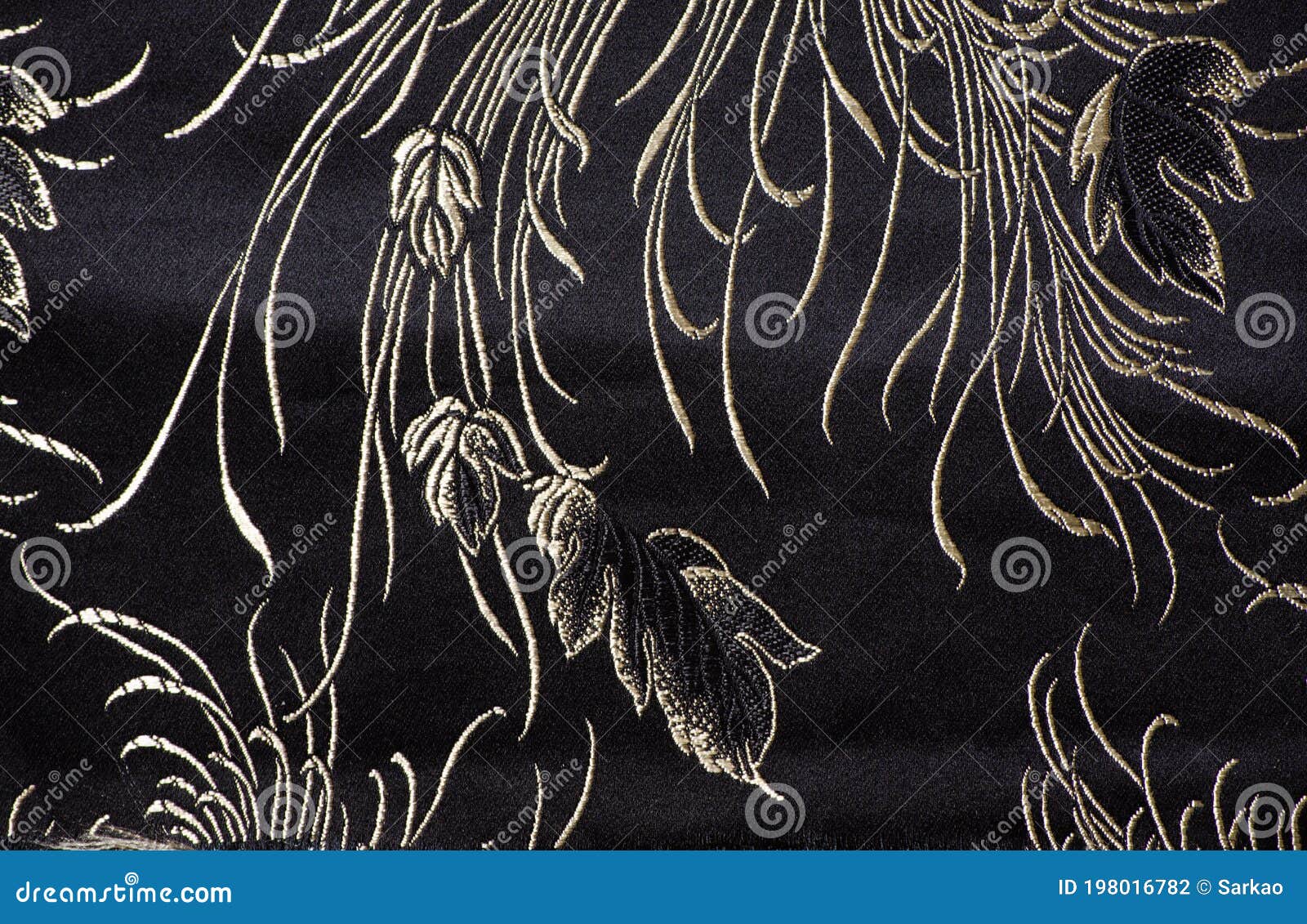 Luxury Brocade Fabric Detail Stock Illustration - Illustration of ...