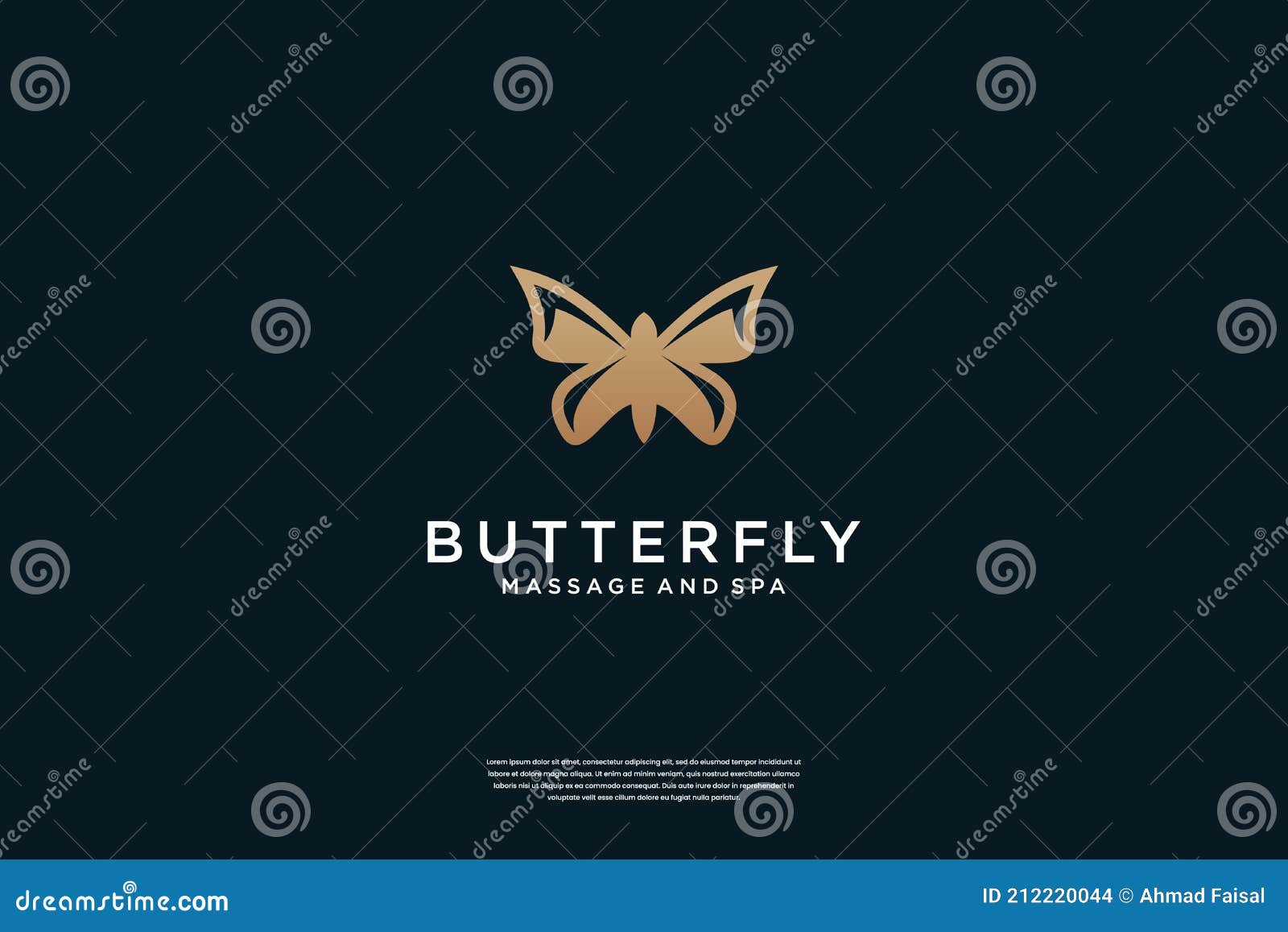 Luxury Butterfly Logo Design Inspiration Stock Vector - Illustration of ...
