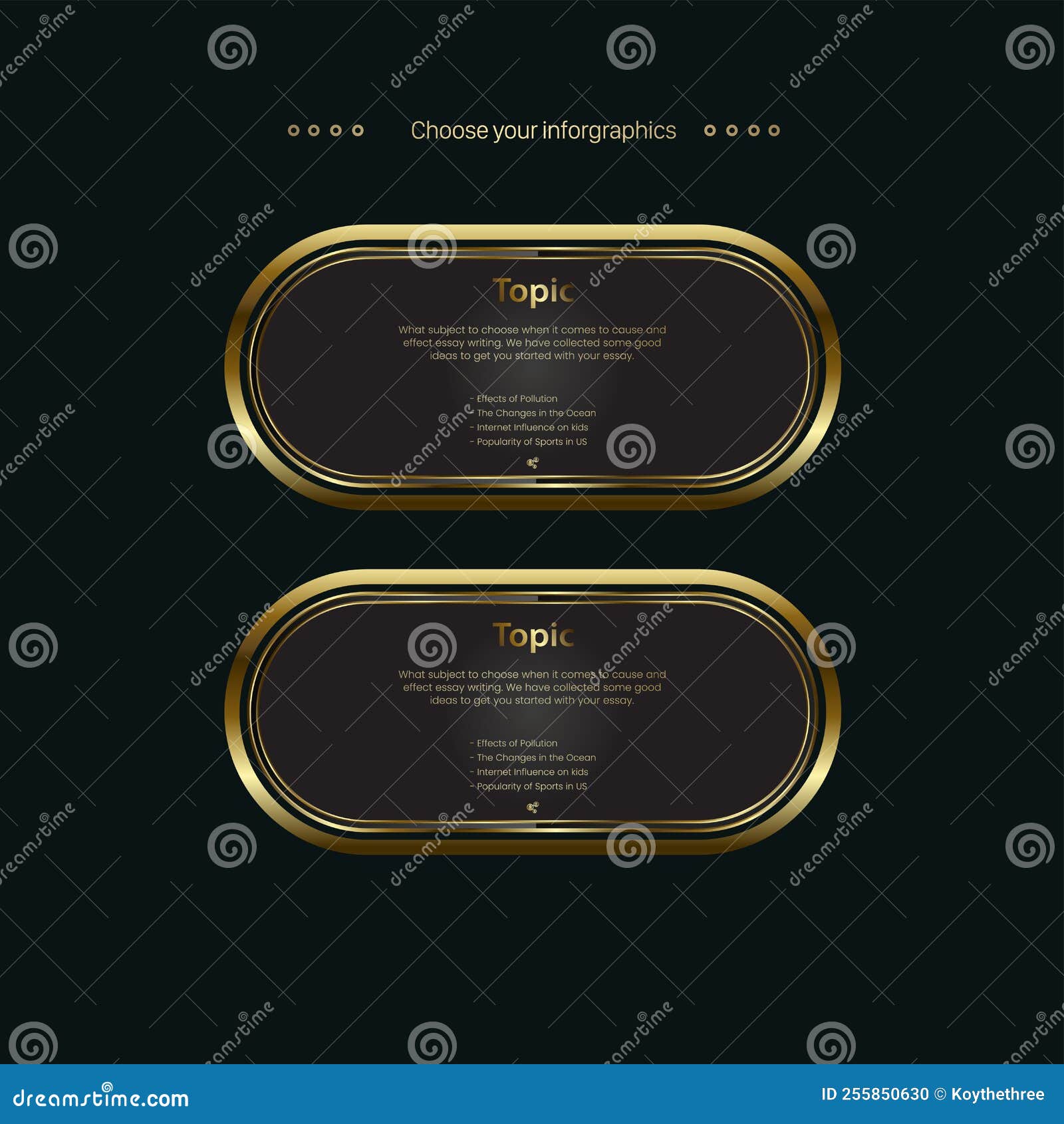 A Luxury Buttons Template Design, a Rounded Option Button Design. Modrn ...
