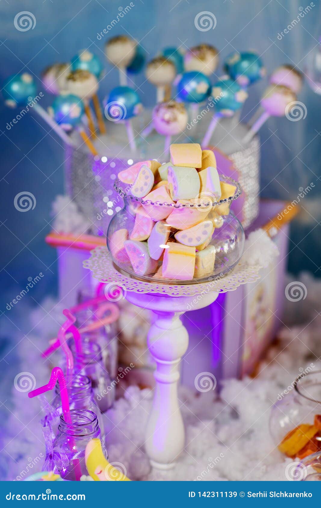 Luxury Candy Bar with Delicious Sweets Stock Image - Image of ...