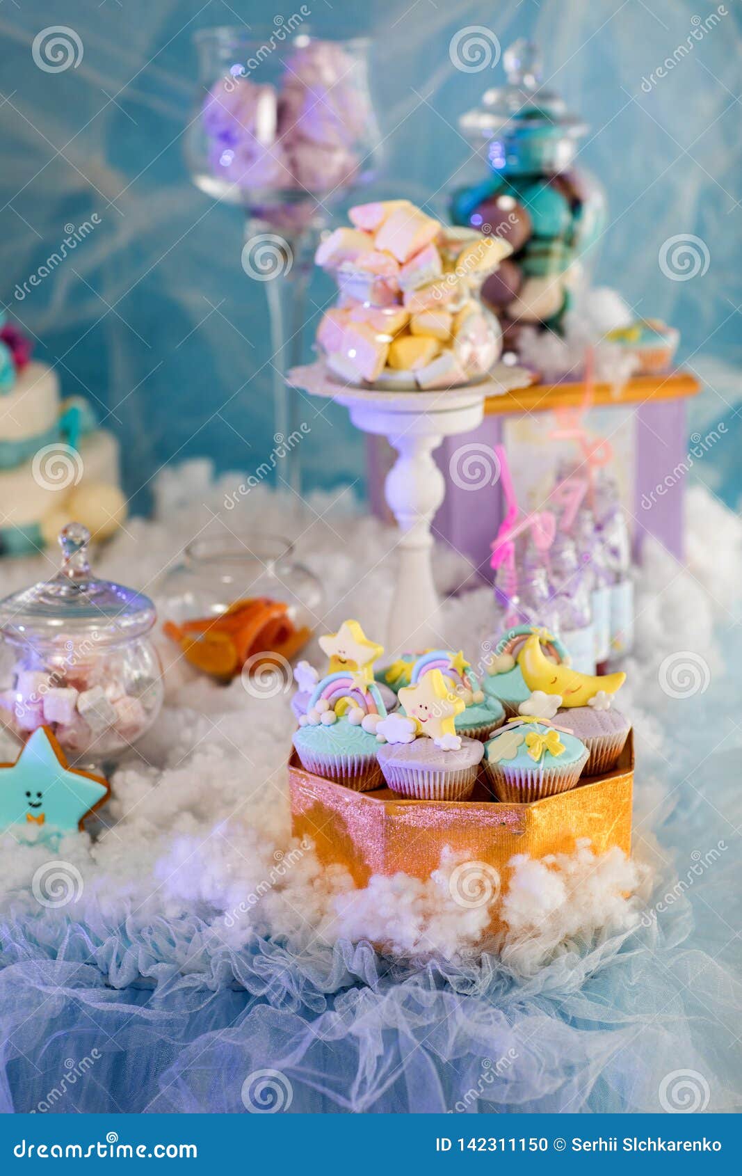 Luxury Candy Bar with Delicious Sweets Stock Photo - Image of white ...