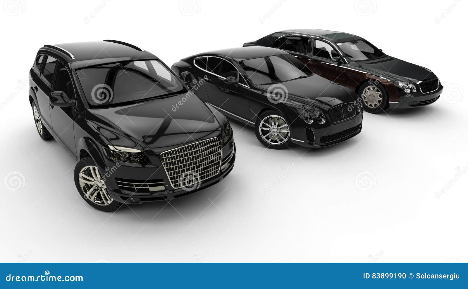 Luxury car fleet stock illustration. Illustration of sport - 83899190