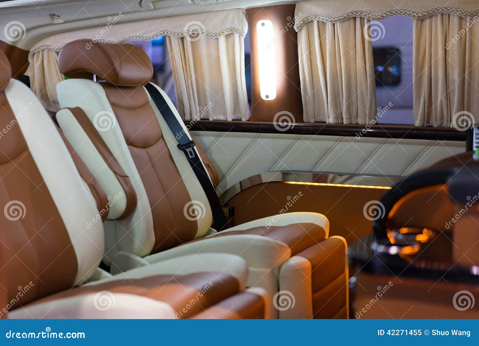 Luxury car interior stock image. Image of economy, grey - 42271455