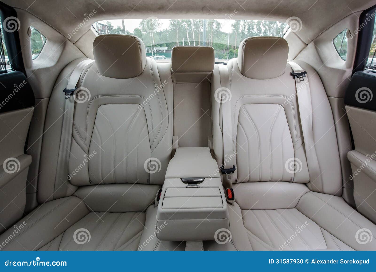 Luxury car interior stock photo. Image of model, silver - 31587930