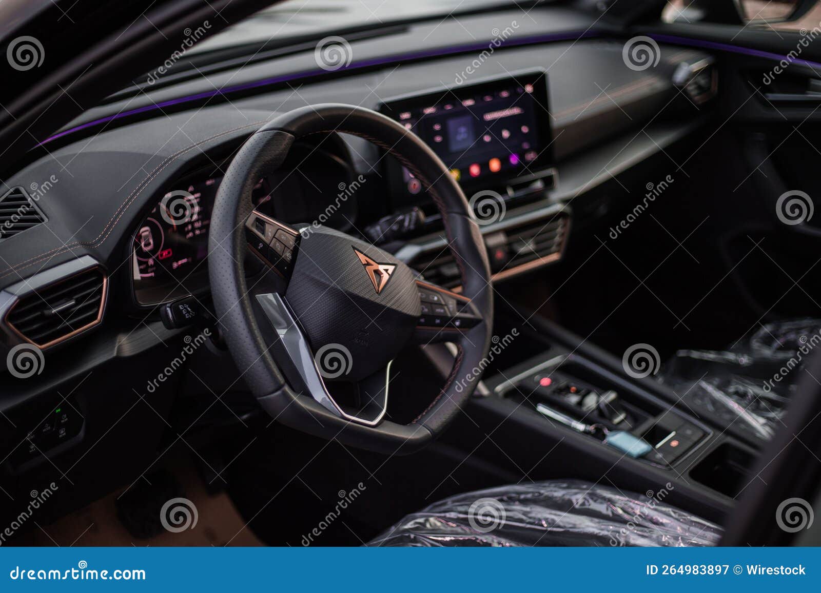 Luxury Car SUV Interior Cupra 2022 Editorial Photography - Image of ...