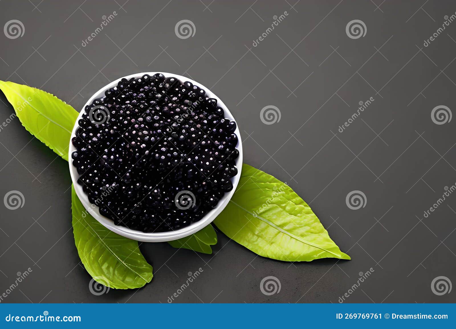 Luxury Caviar on White Ceramic Bowl Flat Lay and Some Negative Space ...