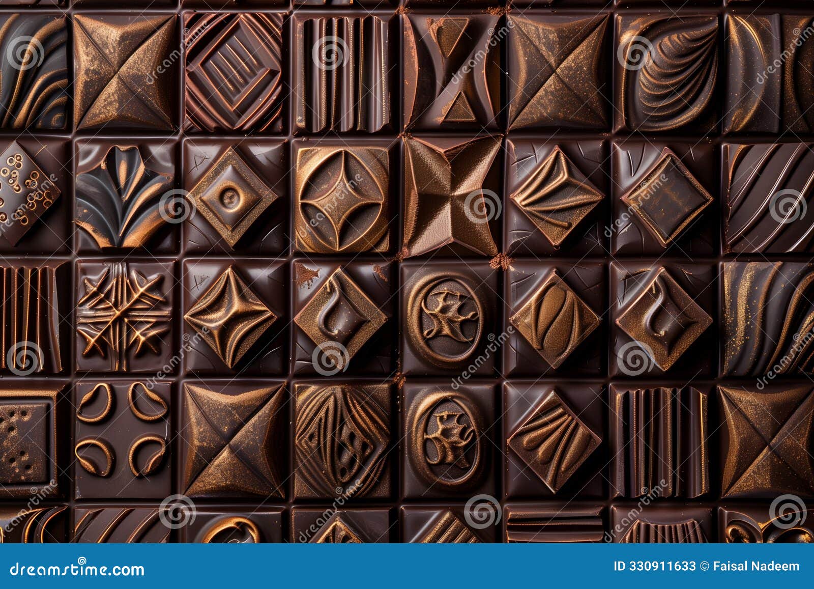 Luxury Chocolate Wallpaper Featuring Decadent Dark And Milk Chocolate ...