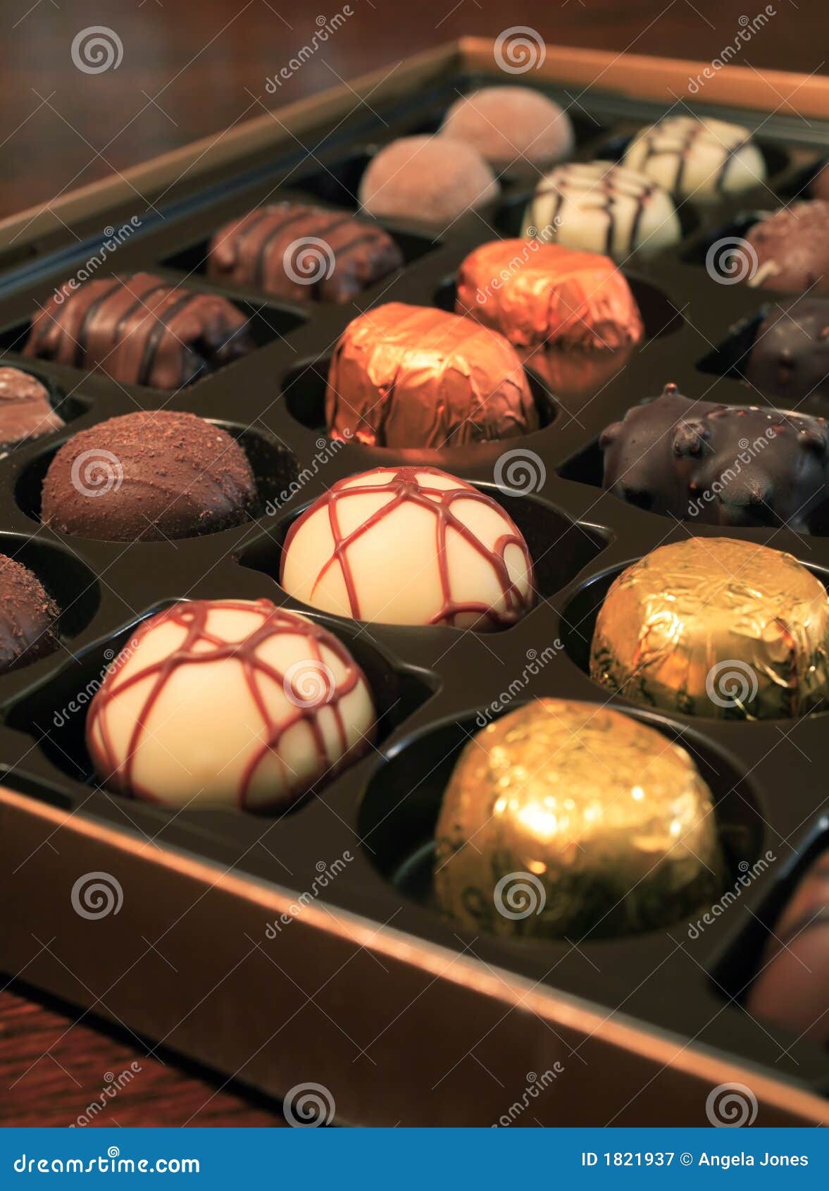 Luxury chocolates stock image. Image of romance, chocolates - 1821937