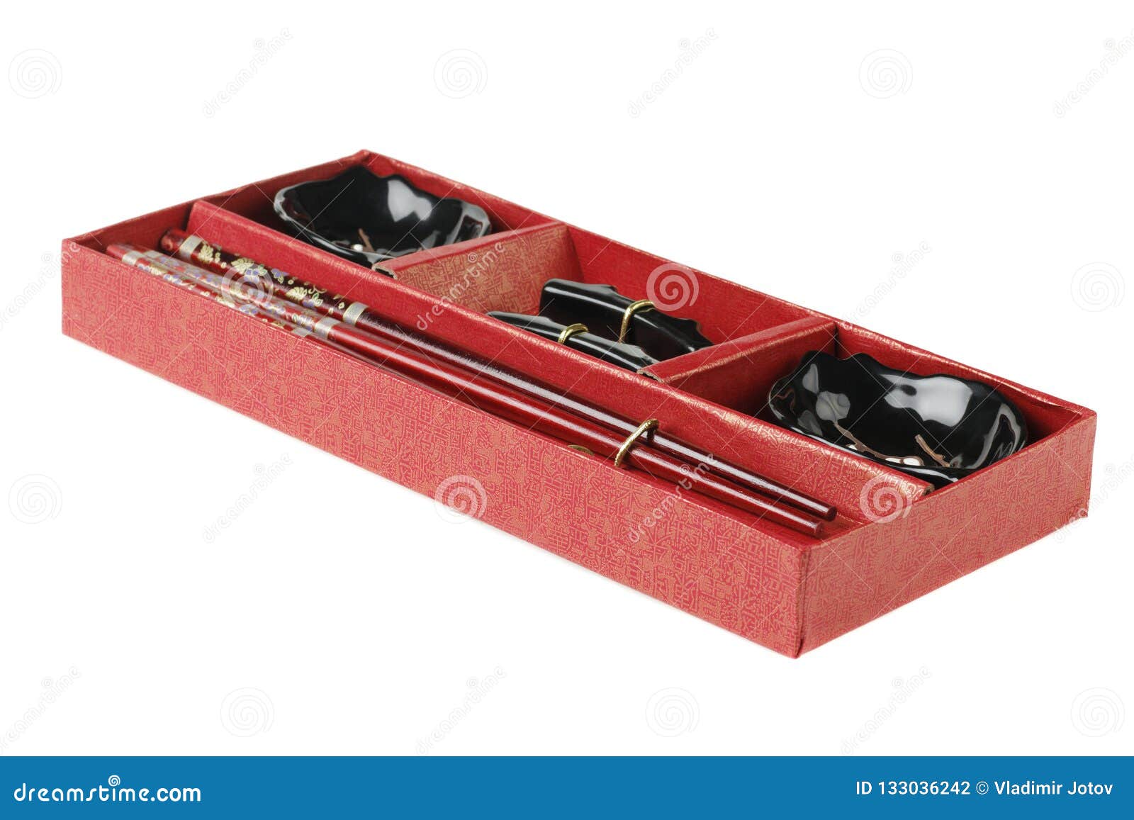 Luxury chopsticks set stock photo. Image of eating, present - 133036242