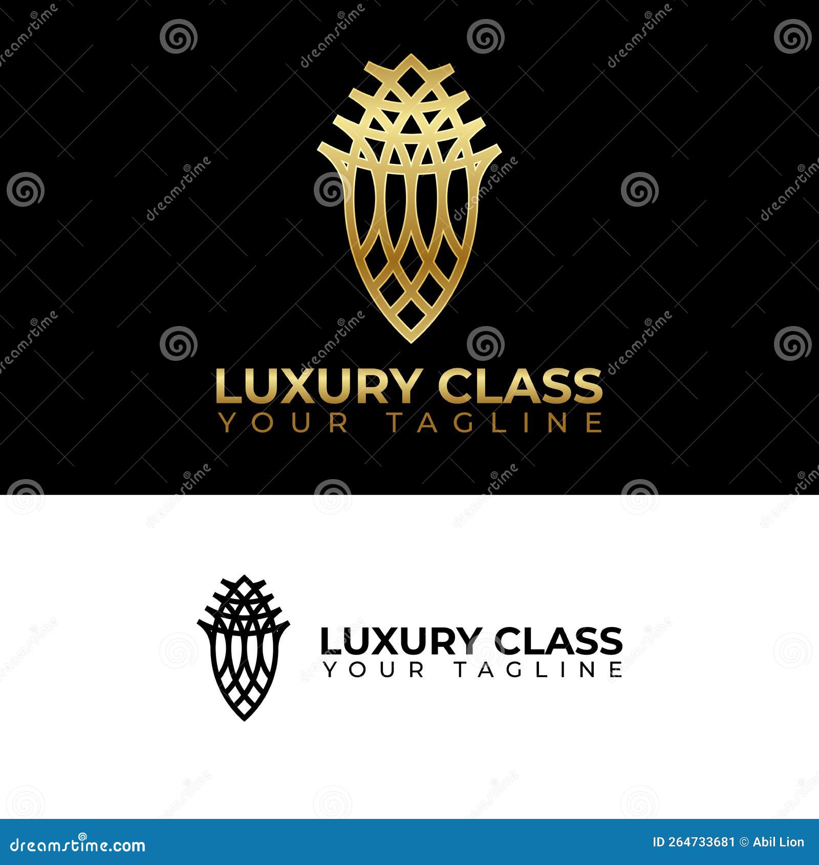 Luxury Class Logo Vector Illustration Stock Vector - Illustration of ...