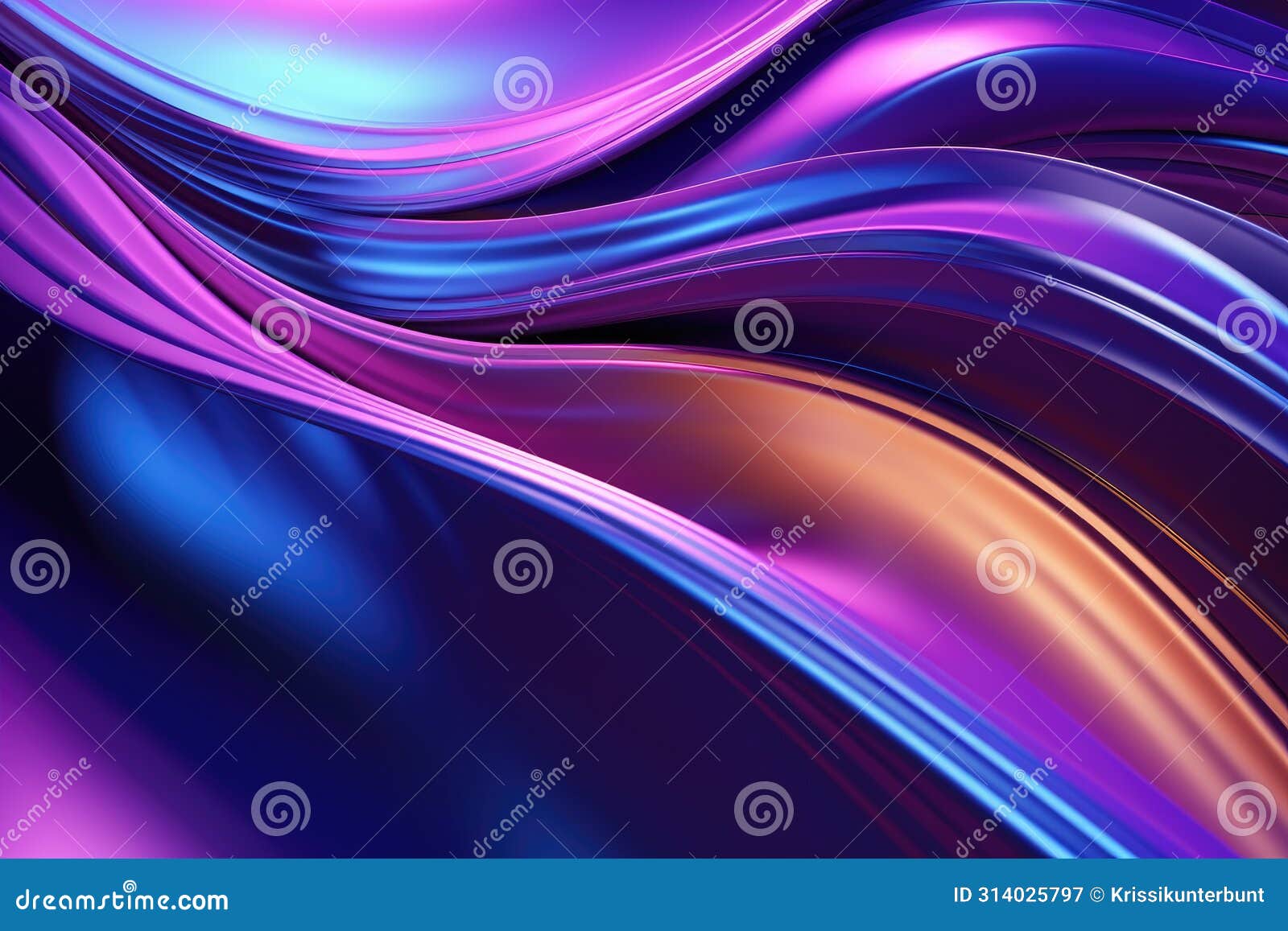Luxury Colorful Abstract Wave Background AI Generated Stock ...