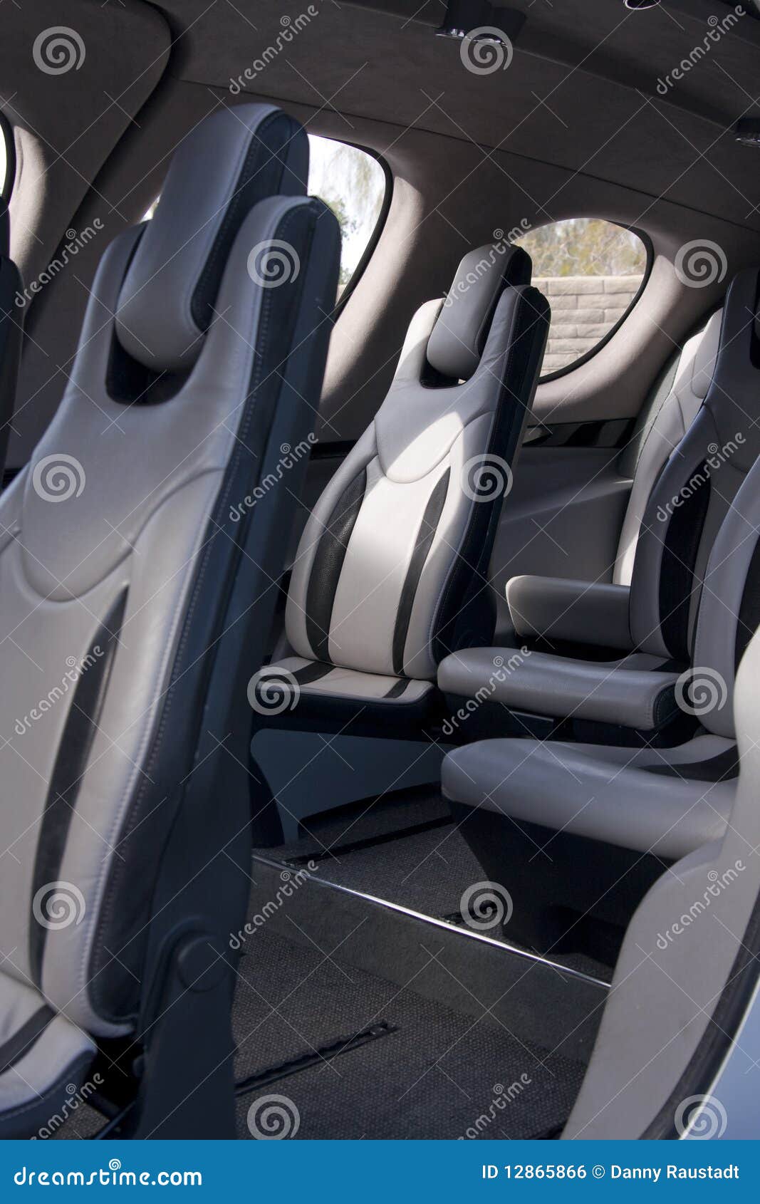 Luxury Commuter Jet Aircraft Seating Stock Photo - Image of america ...