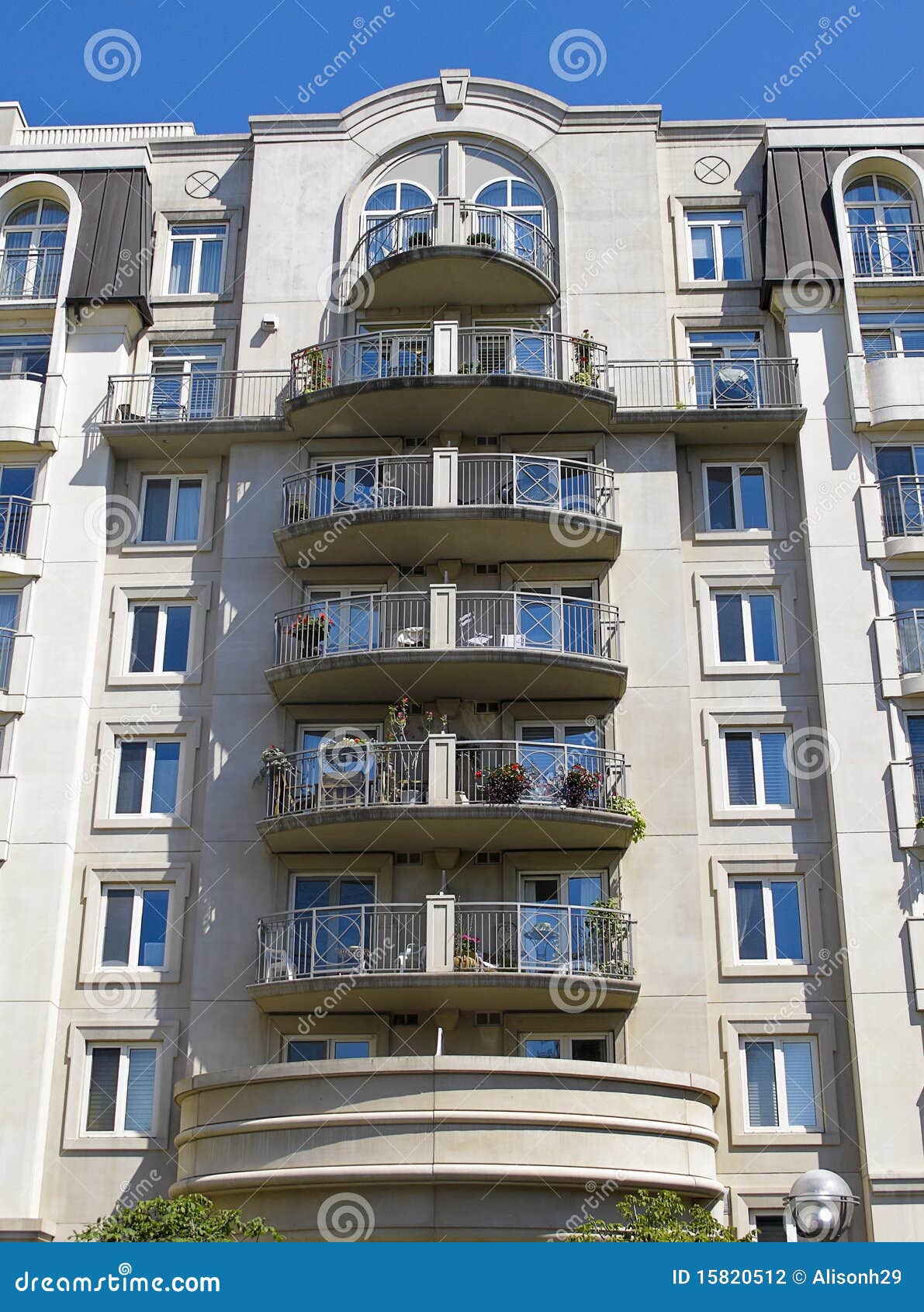 Luxury Condominiums stock photo. Image of upscale, estate - 15820512